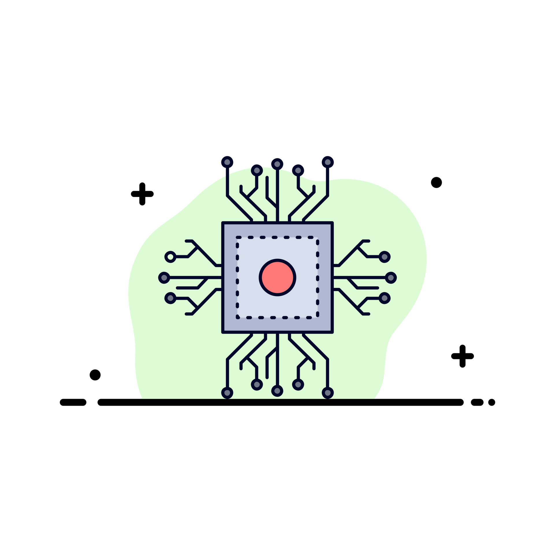 Chip cpu microchip processor technology Flat Color Icon Vector 15532657 ... Chip cpu microchip processor technology Flat Color Icon Vector 15532657 ...