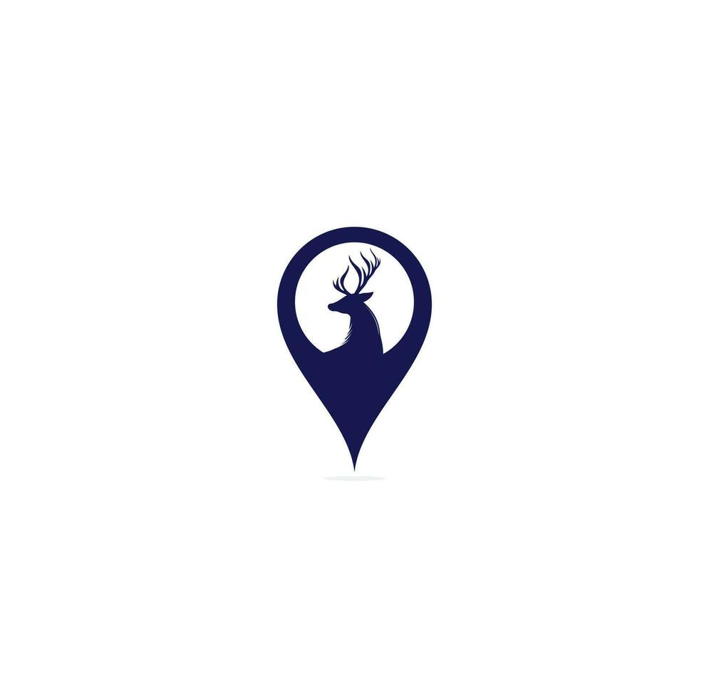 Deer and map pointer logo design. Deer locator logo design. 15535757 ... Deer and map pointer logo design. Deer locator logo design. 15535757 ...