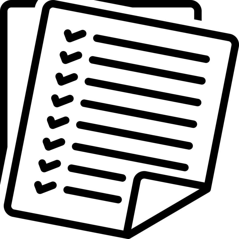 line icon for tasks 15537483 Vector Art at Vecteezy