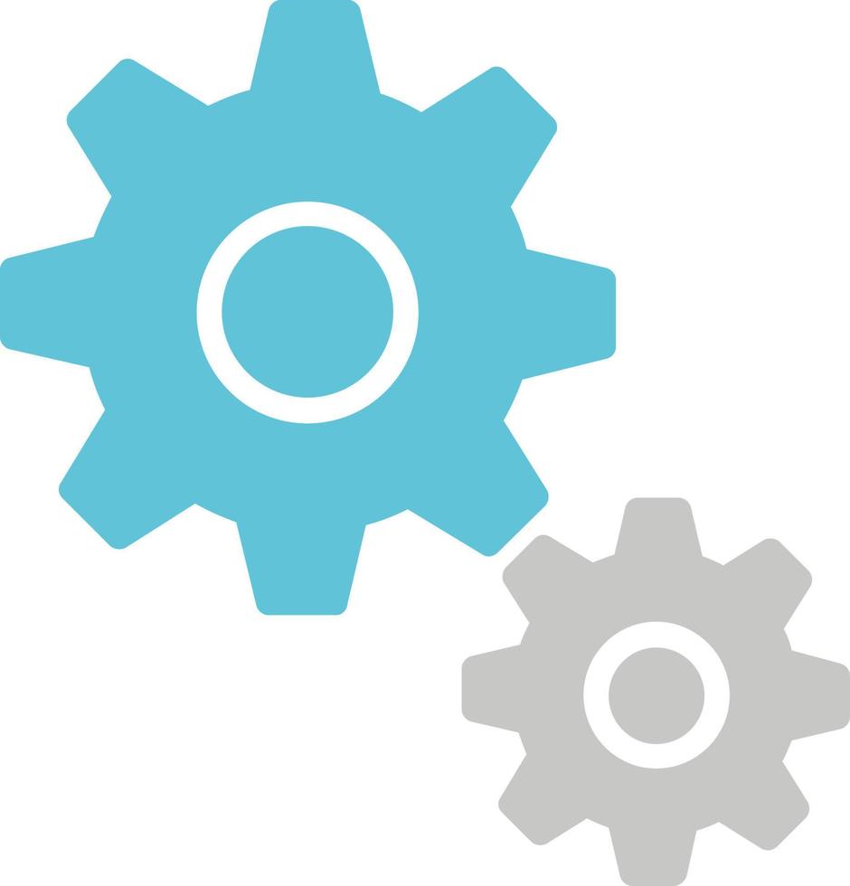 Gears Vector Icon 15538951 Vector Art at Vecteezy