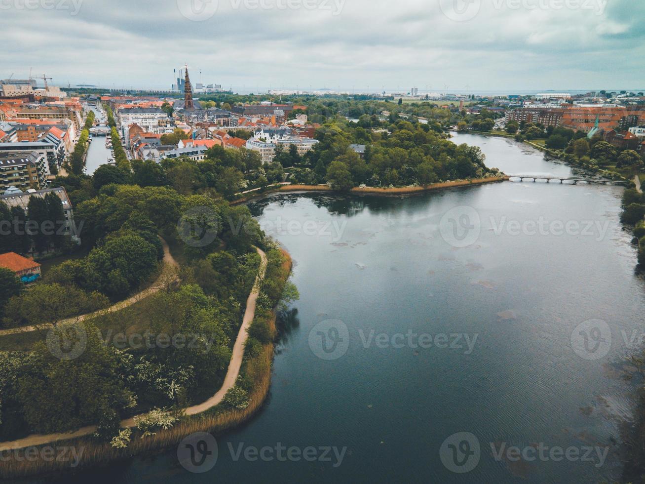 Stadsgraven And Christianshavn In Copenhagen Denmark By Drone 15544937 stadsgraven-and-christianshavn-in-copenhagen-denmark-by-drone-15544937