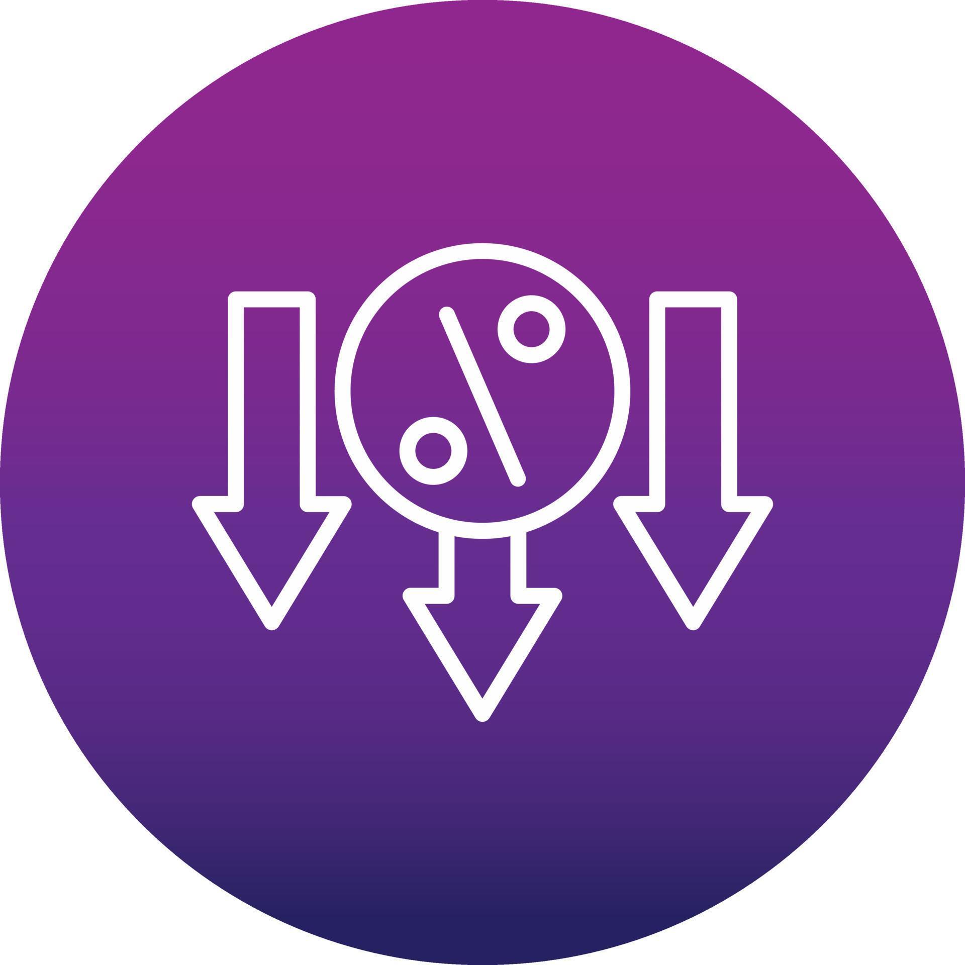 Decrease Vector Icon 15545941 Vector Art at Vecteezy