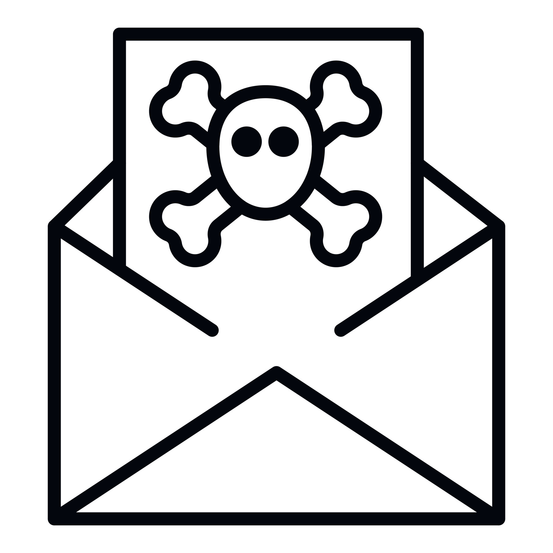 Mail hacker icon, outline style 15550979 Vector Art at Vecteezy