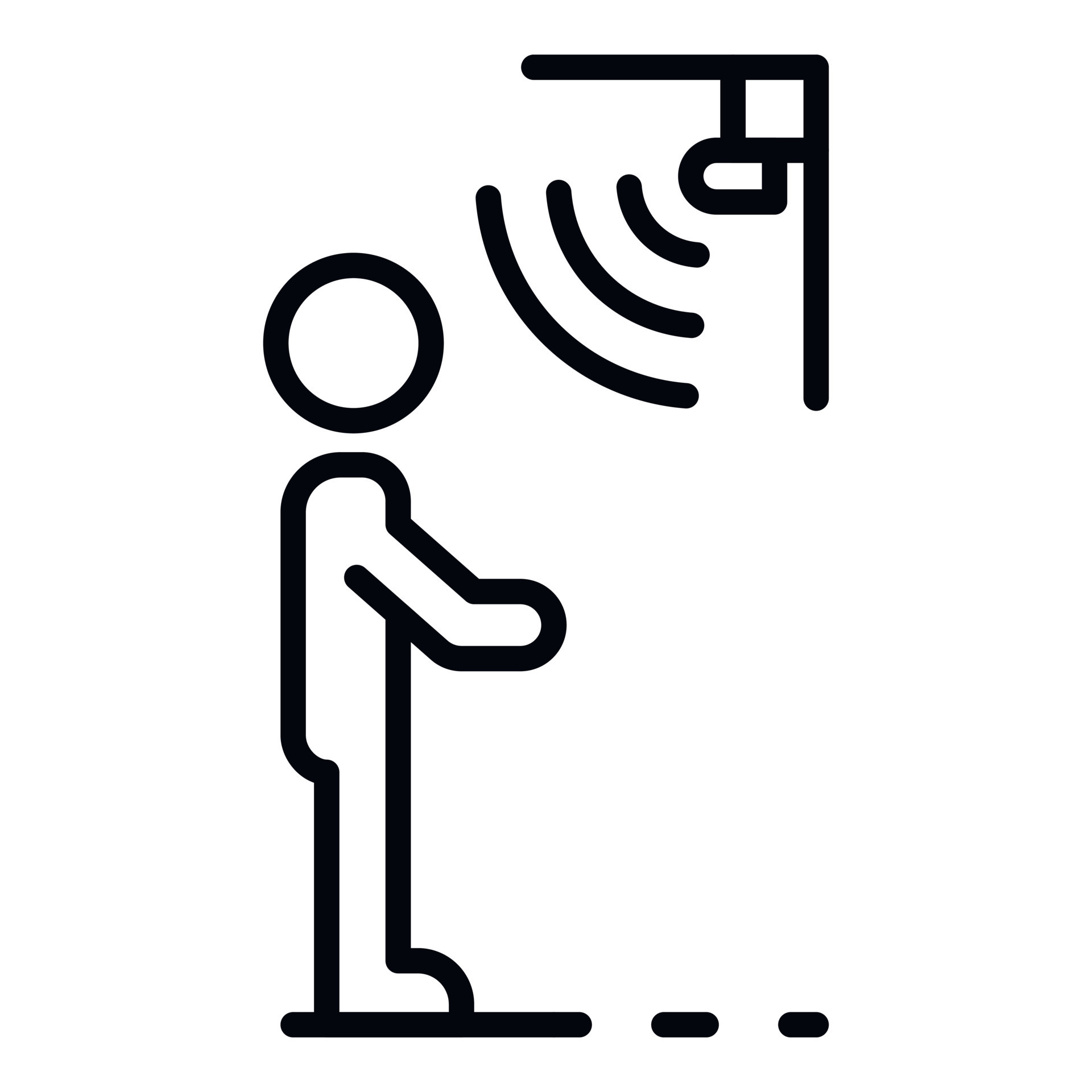 Guard Motion Sensor Icon Outline Style 15551990 Vector Art At Vecteezy