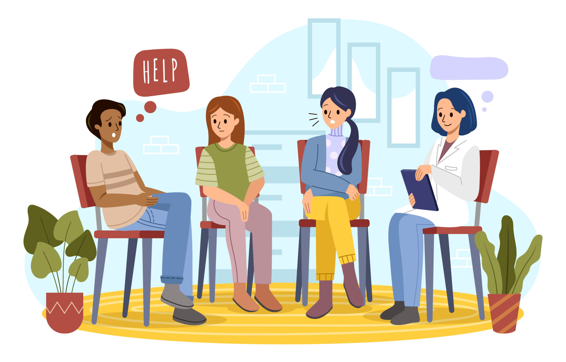 Group Support for Better Mental Health 15552203 Vector Art at Vecteezy Group Support for Better Mental Health 15552203 Vector Art at Vecteezy