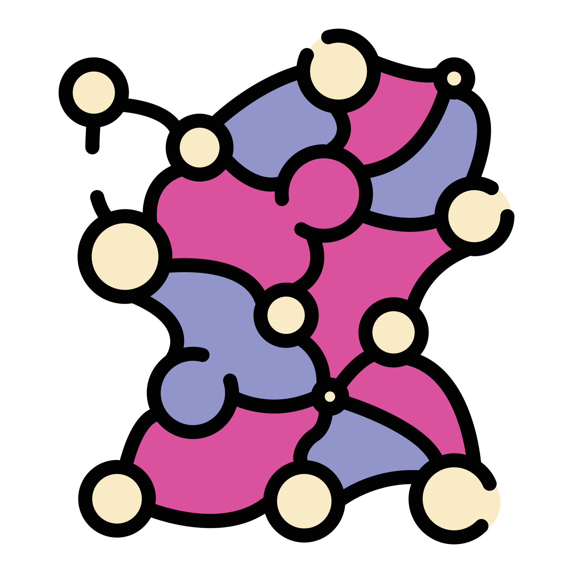 Staphylococcus Colony Icon Color Outline Vector 15552346 Vector Art At Vecteezy