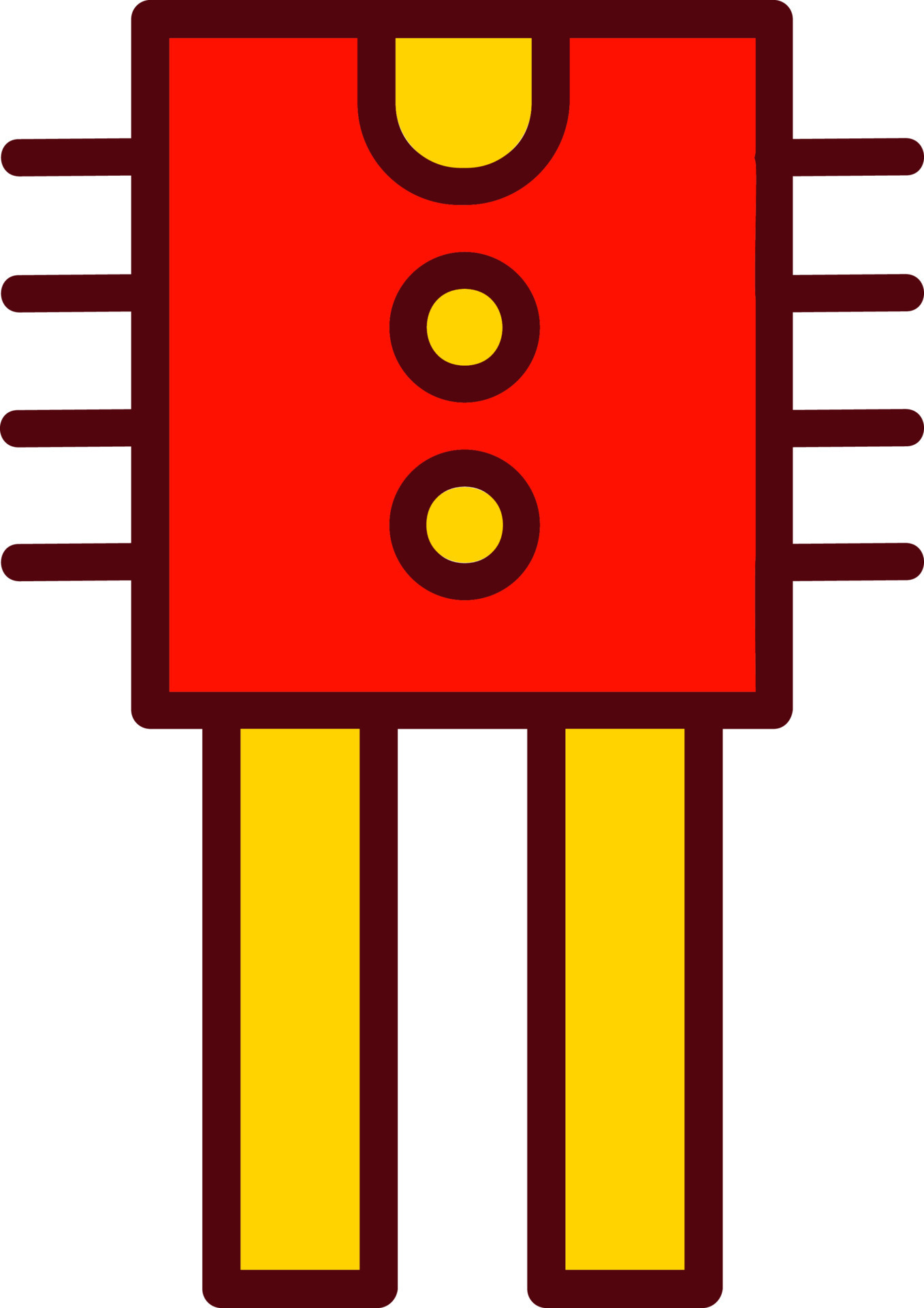 Transistor Vector Icon 15558293 Vector Art At Vecteezy