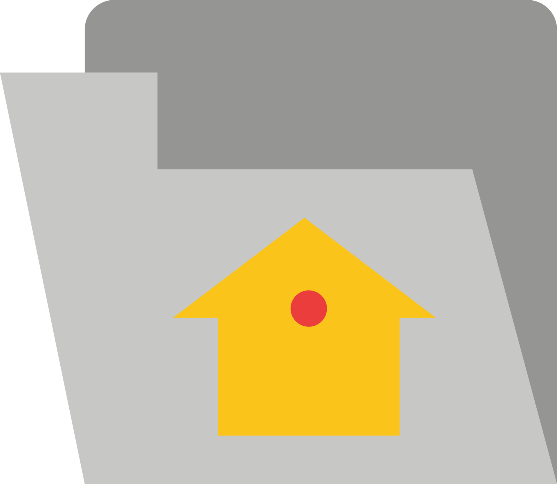 Home File Setting Service Flat Color Icon Vector icon banner Template ... Home File Setting Service Flat Color Icon Vector icon banner Template ...