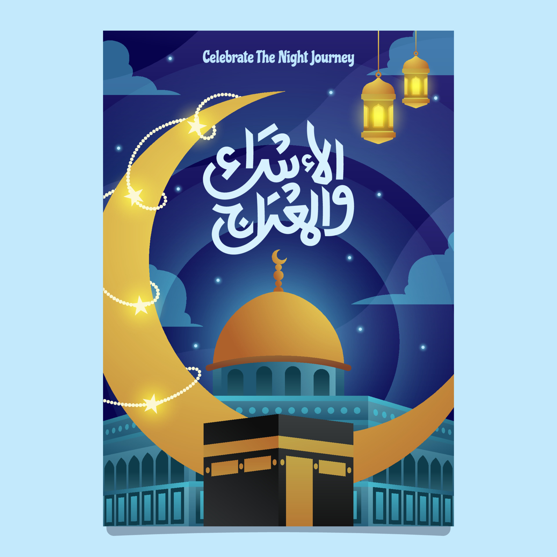 Celebrating Isra Miraj Poster Concept 15563068 Vector Art at Vecteezy Celebrating Isra Miraj Poster Concept 15563068 Vector Art at Vecteezy