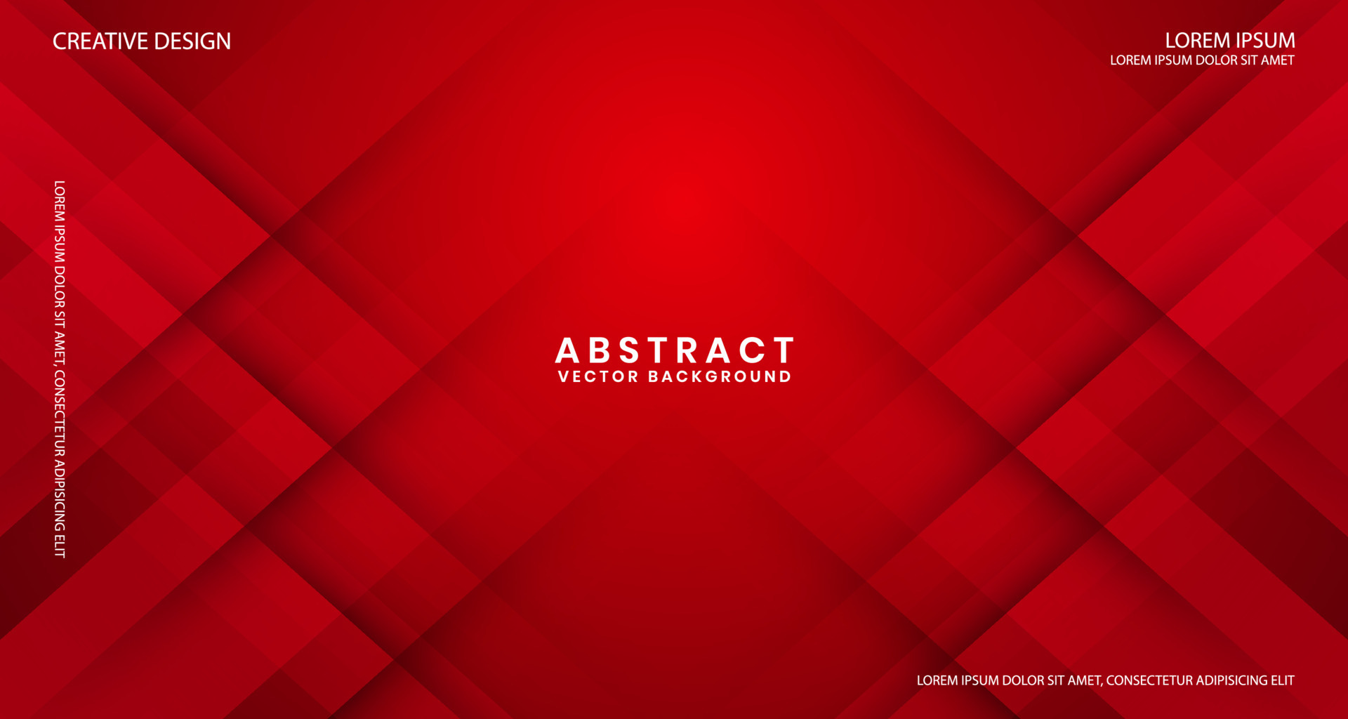 3d Red Techno Abstract Background Overlap Layer On Dark Space With Lines Effect Decoration