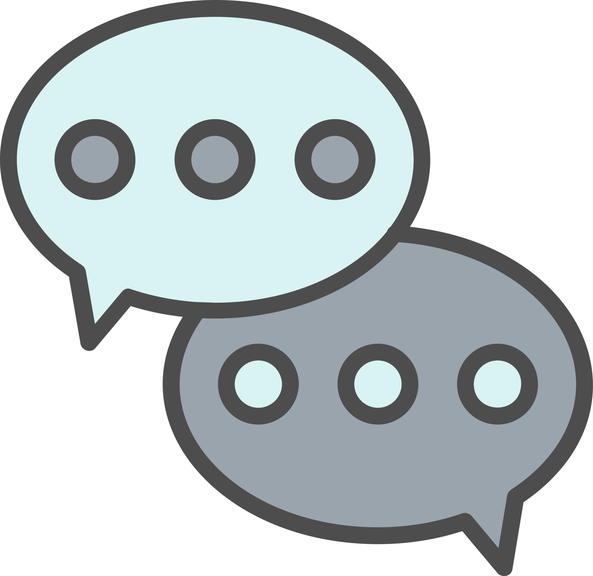 Chat Vector Icon 15568573 Vector Art At Vecteezy