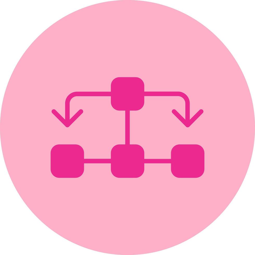 Flow Chart Vector Icon 15568641 Vector Art at Vecteezy