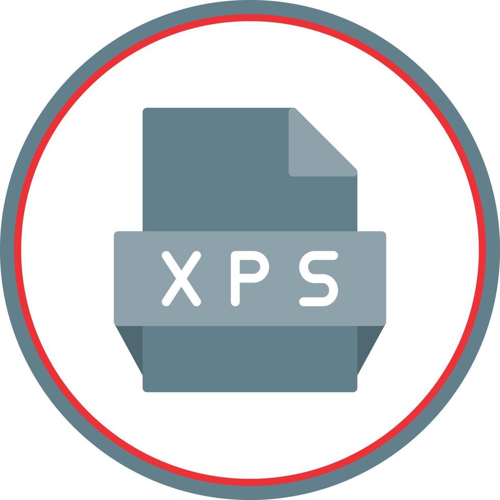 Xps File Format Icon 15571274 Vector Art At Vecteezy