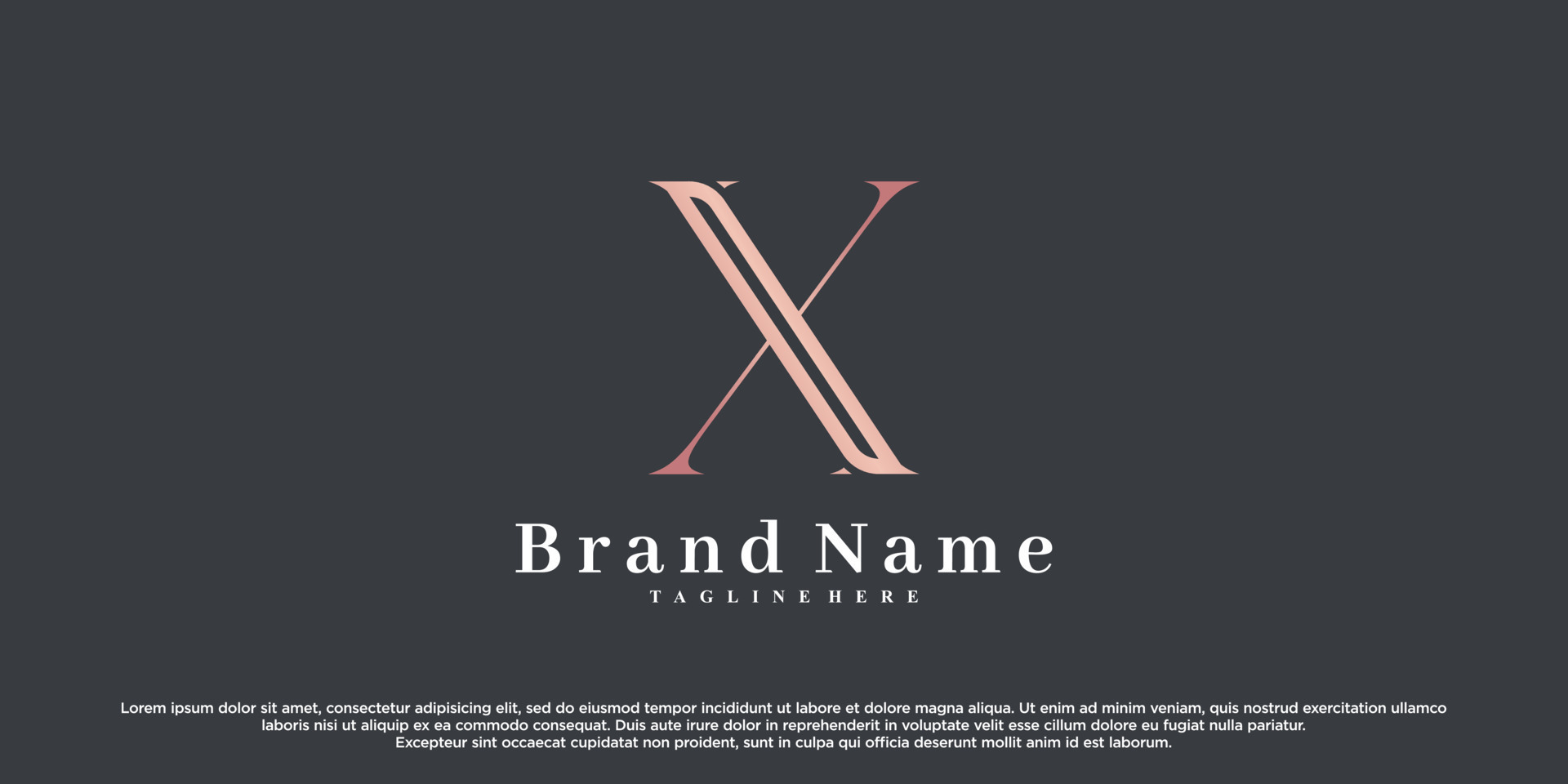 diseño inicial del logotipo de la última x con vector premium de concepto creativo 15572512 ...