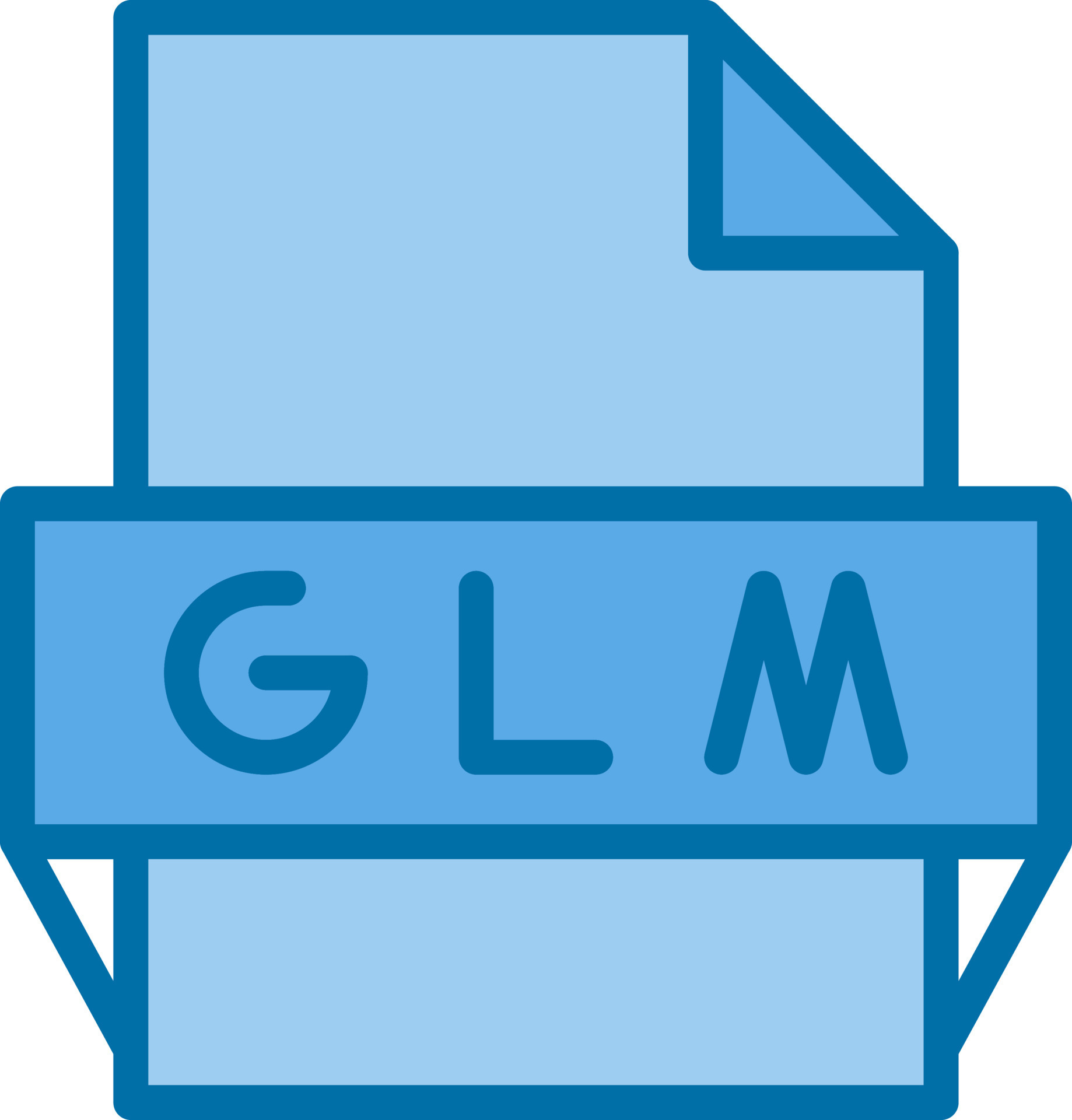 Glm File Format Icon 15573484 Vector Art at Vecteezy