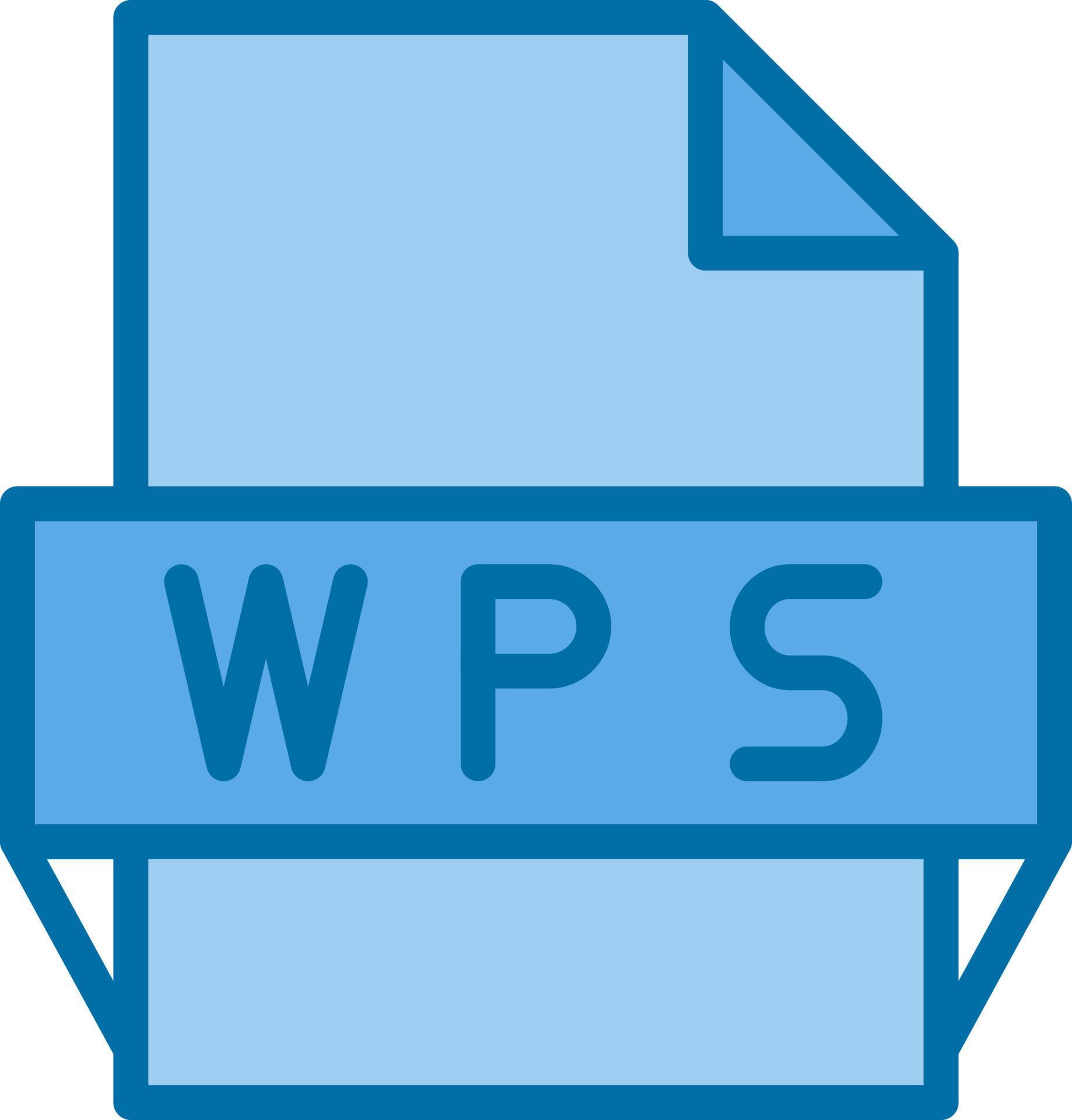 icono de formato de archivo wps 15573949 Vector en Vecteezy