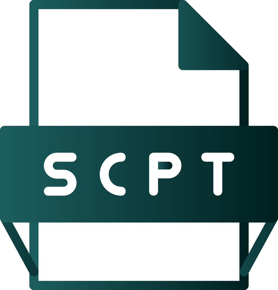Scpt File Format Icon 15574702 Vector Art At Vecteezy