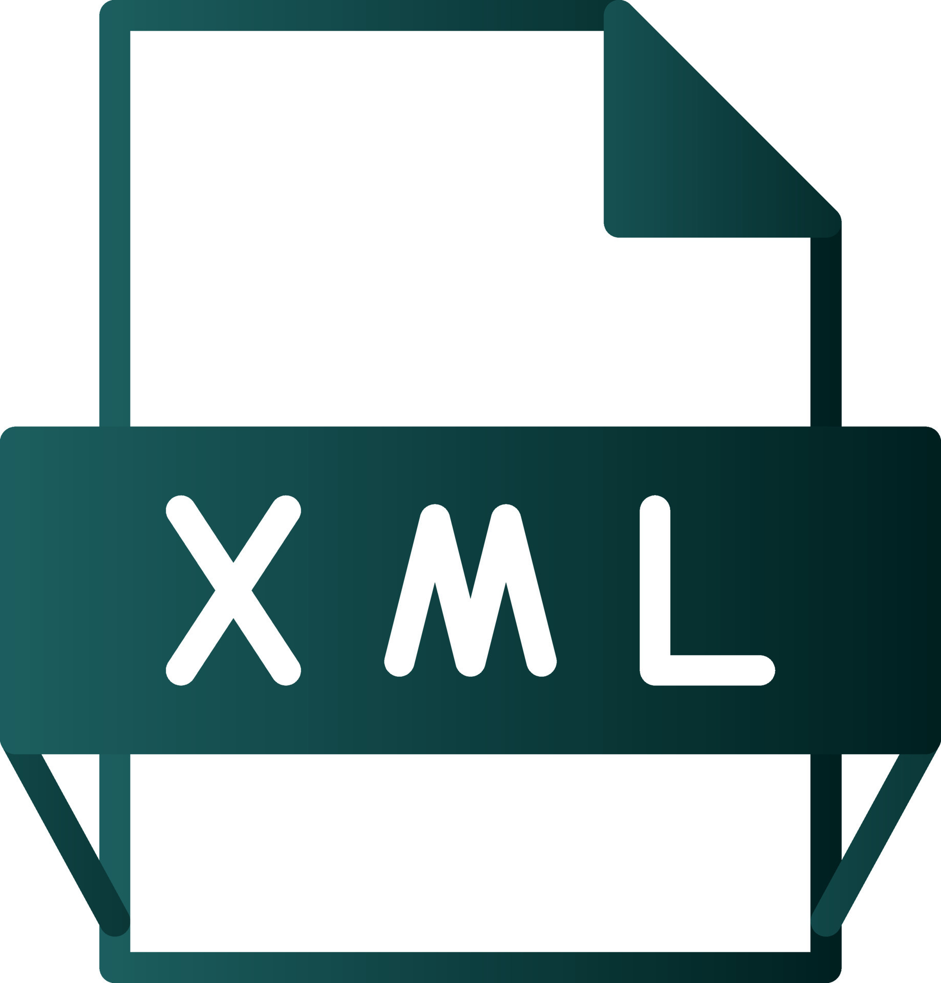 Xml File Format Icon 15575257 Vector Art at Vecteezy