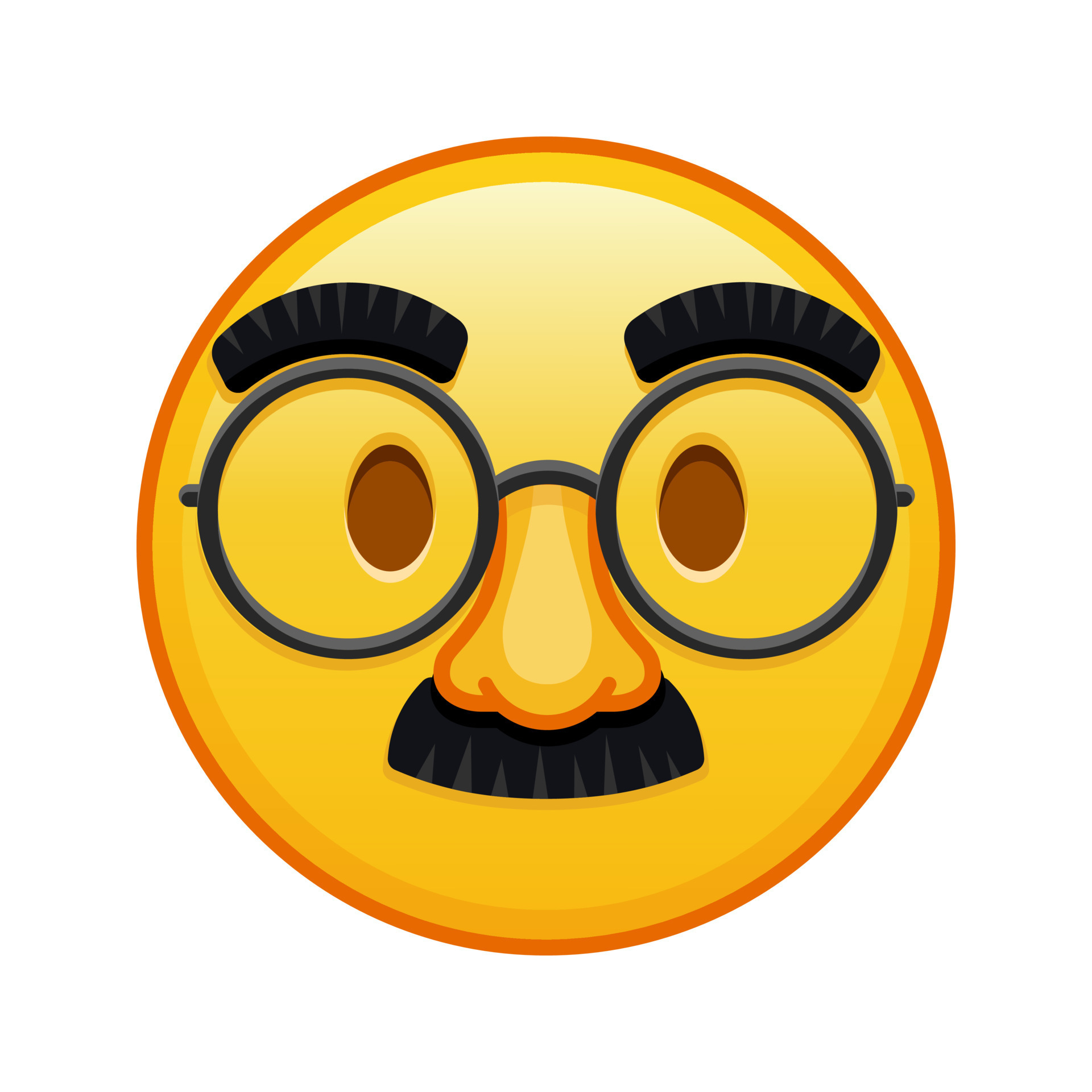 Smiley Faces With Mustaches