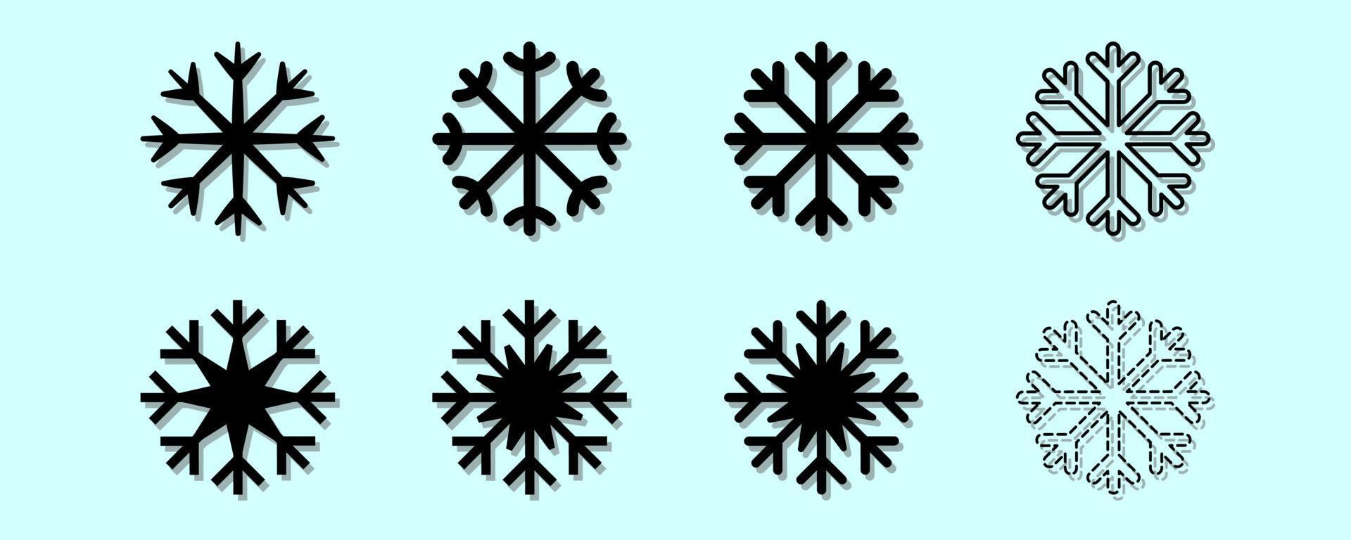 Snow Flakes Vector 15577958 Vector Art at Vecteezy