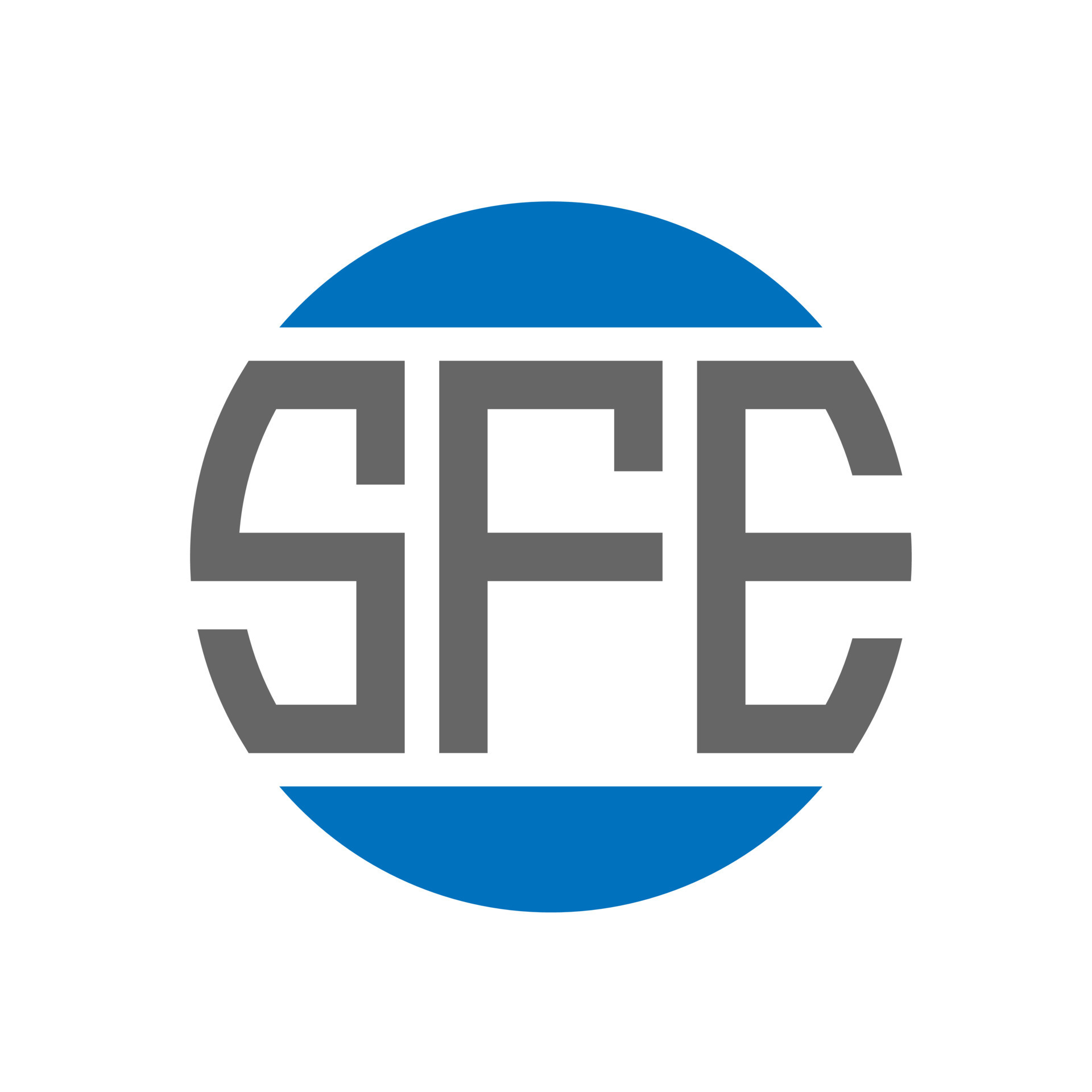 Sfe Letter Logo Design On White Background Sfe Creative Initials Circle Logo Concept Sfe