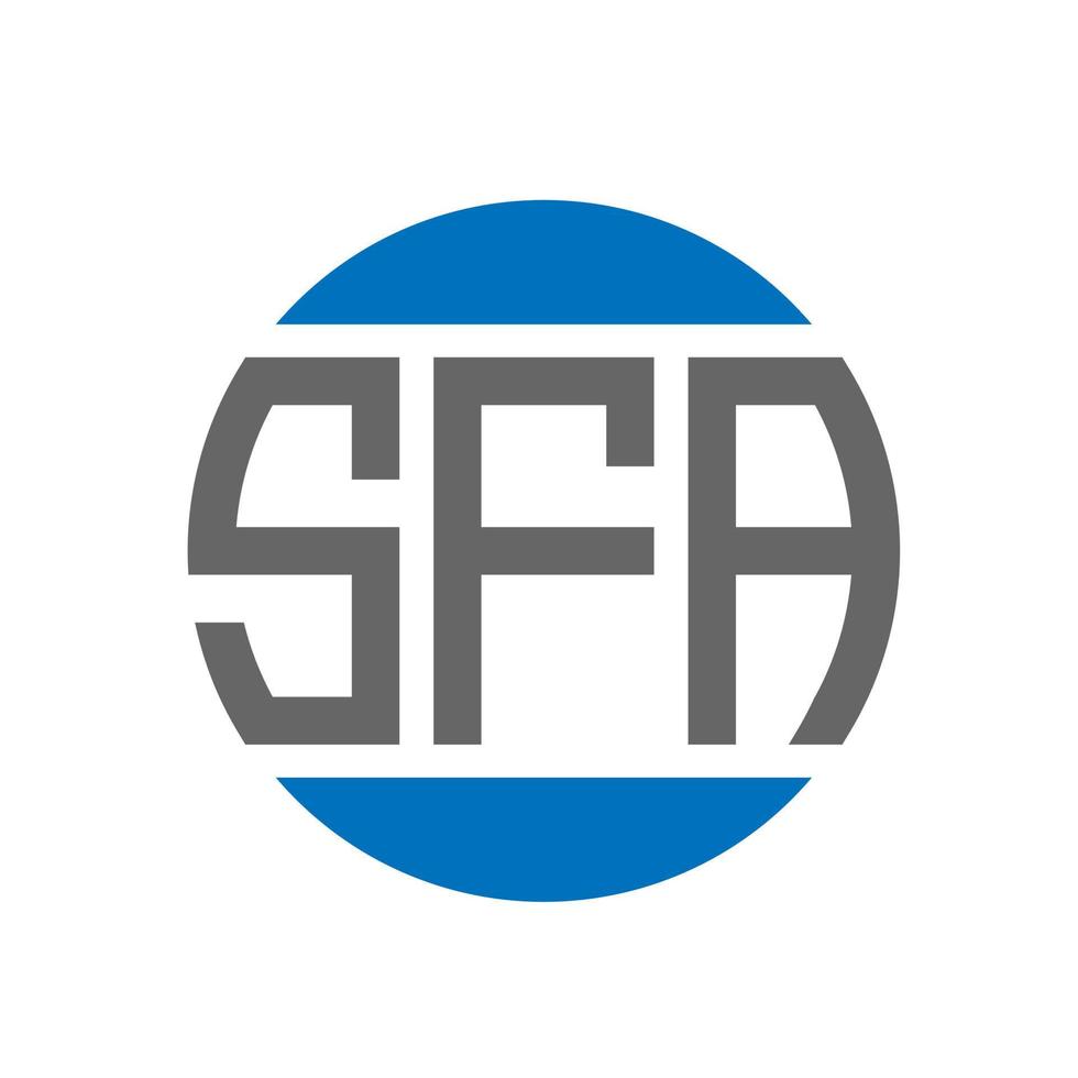 SFA letter logo design on white background. SFA creative initials ... SFA letter logo design on white background. SFA creative initials ...