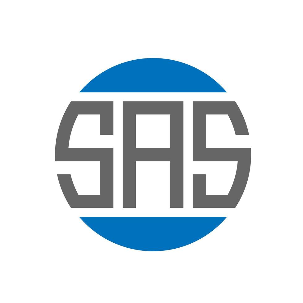 diseño de logotipo de letra sas sobre fondo blanco. concepto de ... diseño de logotipo de letra sas sobre fondo blanco. concepto de ...