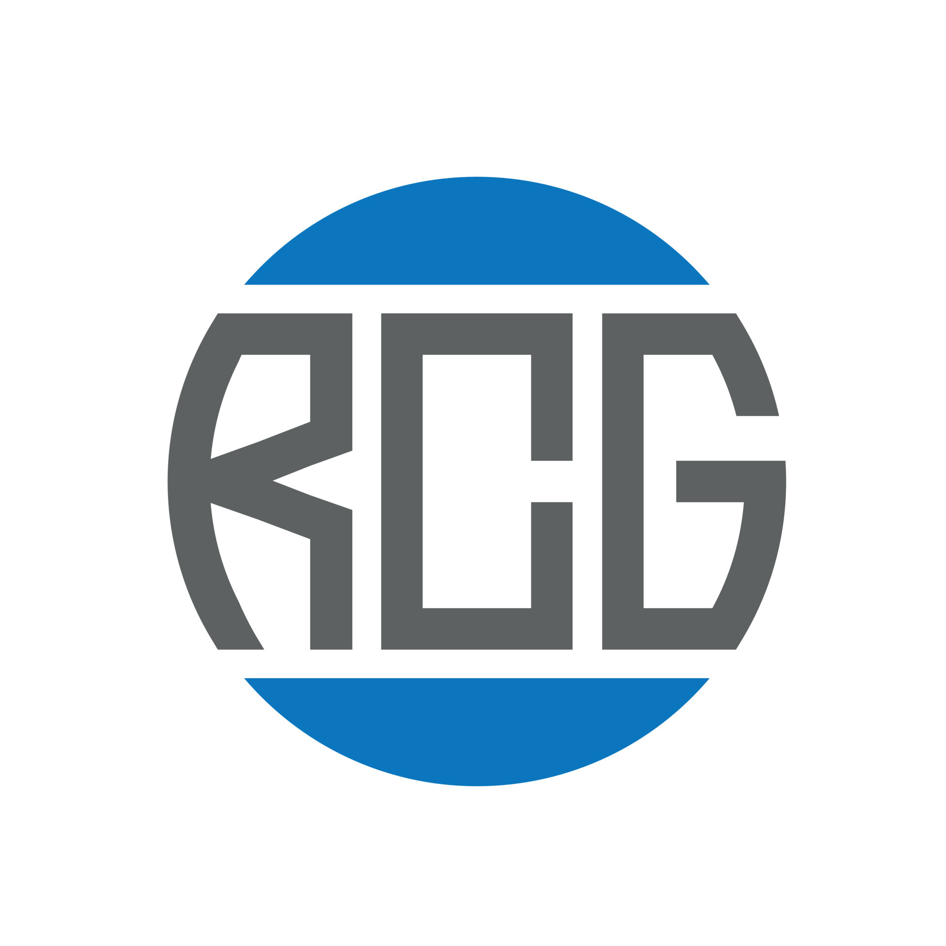 Rcg Letter Logo Design On White Background Rcg Creative Initials