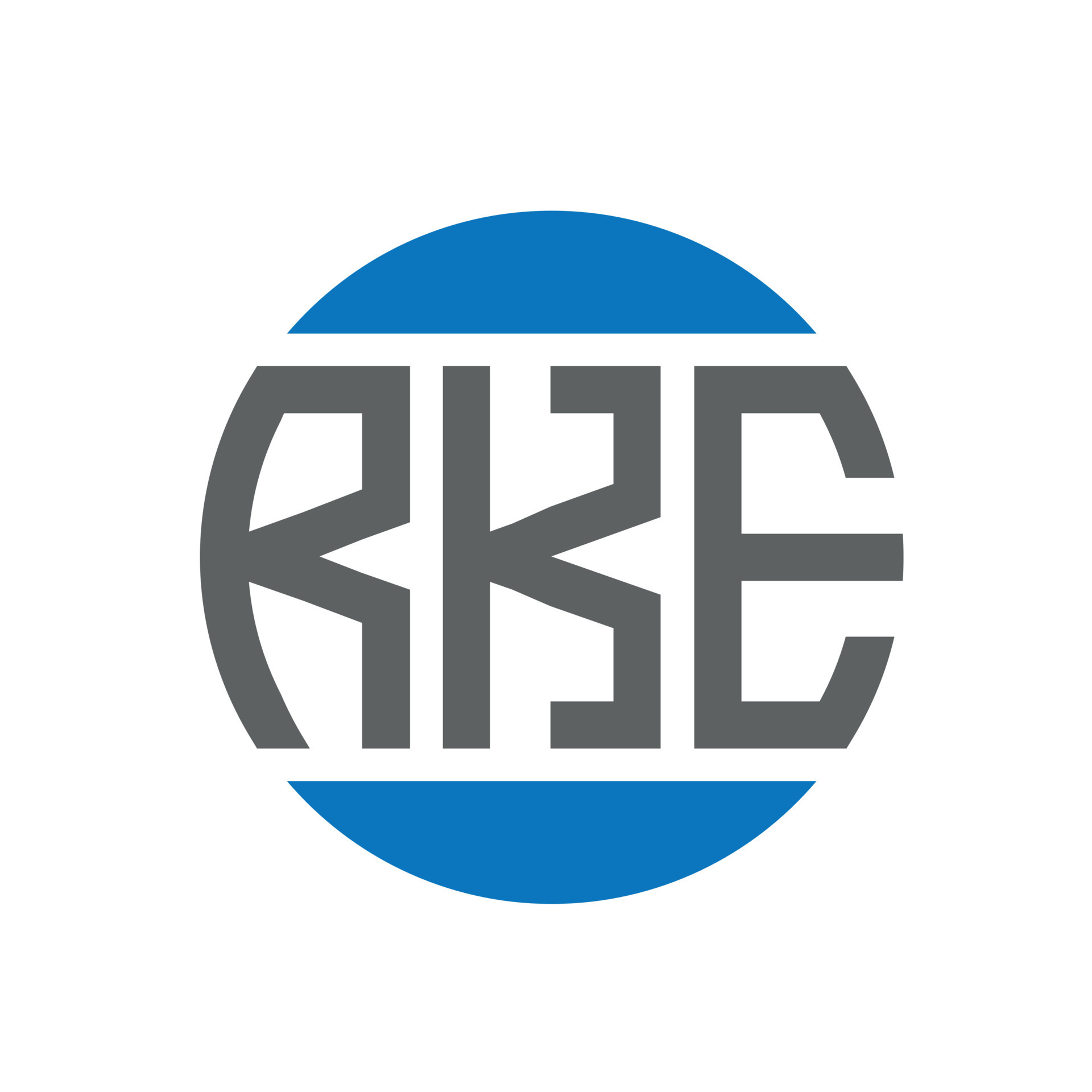 Rke Letter Logo Design On White Background Rke Creative Initials Circle Logo Concept Rke