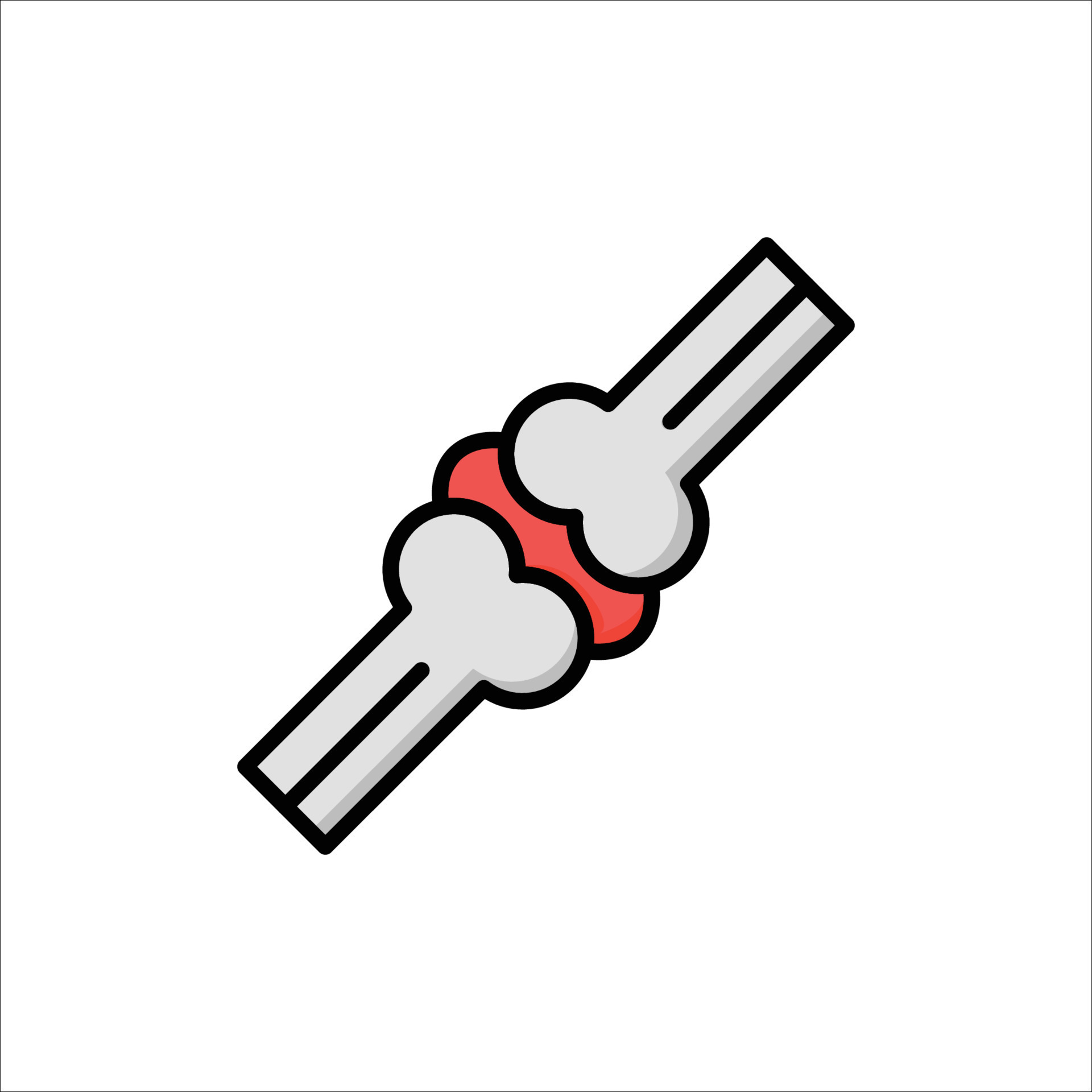 joint icon. filled icon 15581275 Vector Art at Vecteezy
