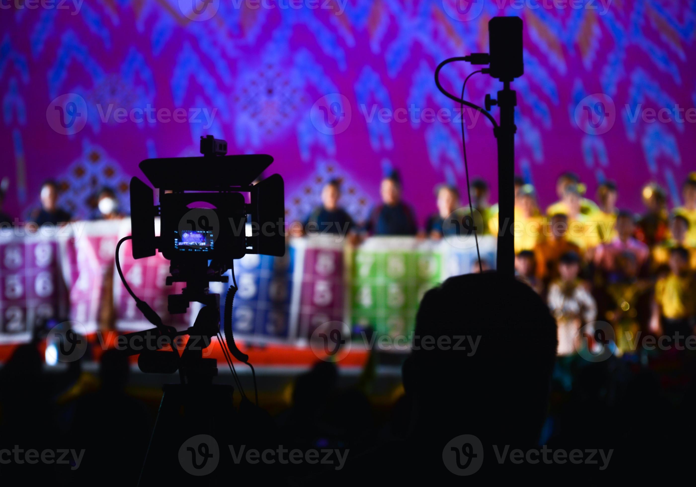 Movie camera in shadow, blurred background, show stage 15586841 Stock ... Movie camera in shadow, blurred background, show stage 15586841 Stock ...