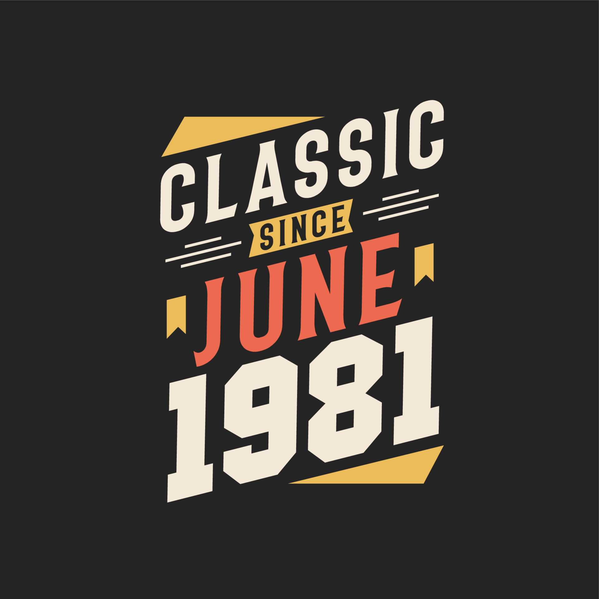 Classic Since June 1981 Born In June 1981 Retro Vintage Birthday classic-since-june-1981-born-in-june-1981-retro-vintage-birthday