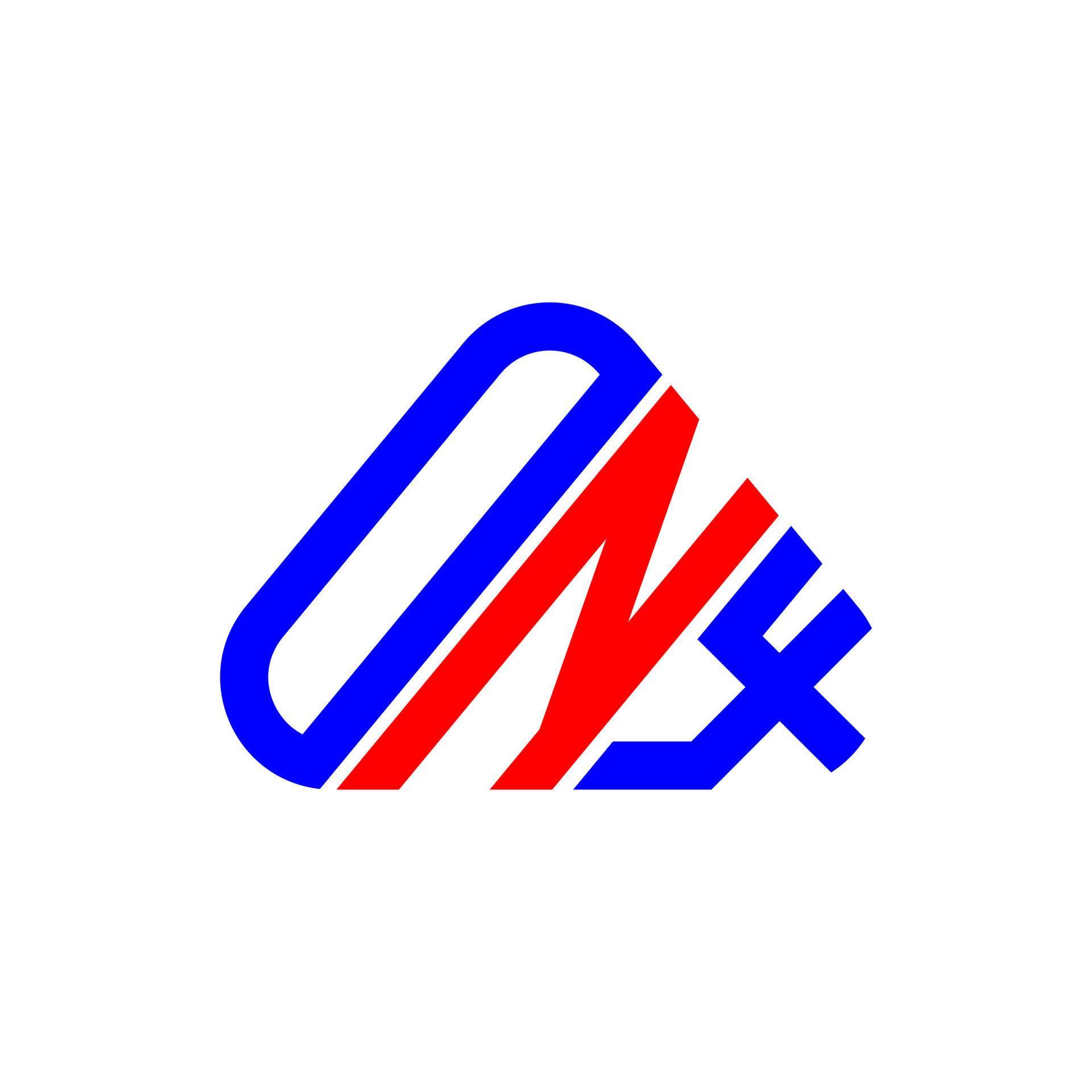 diseño creativo del logotipo de la letra onx con gráfico vectorial, logotipo simple y moderno de ...