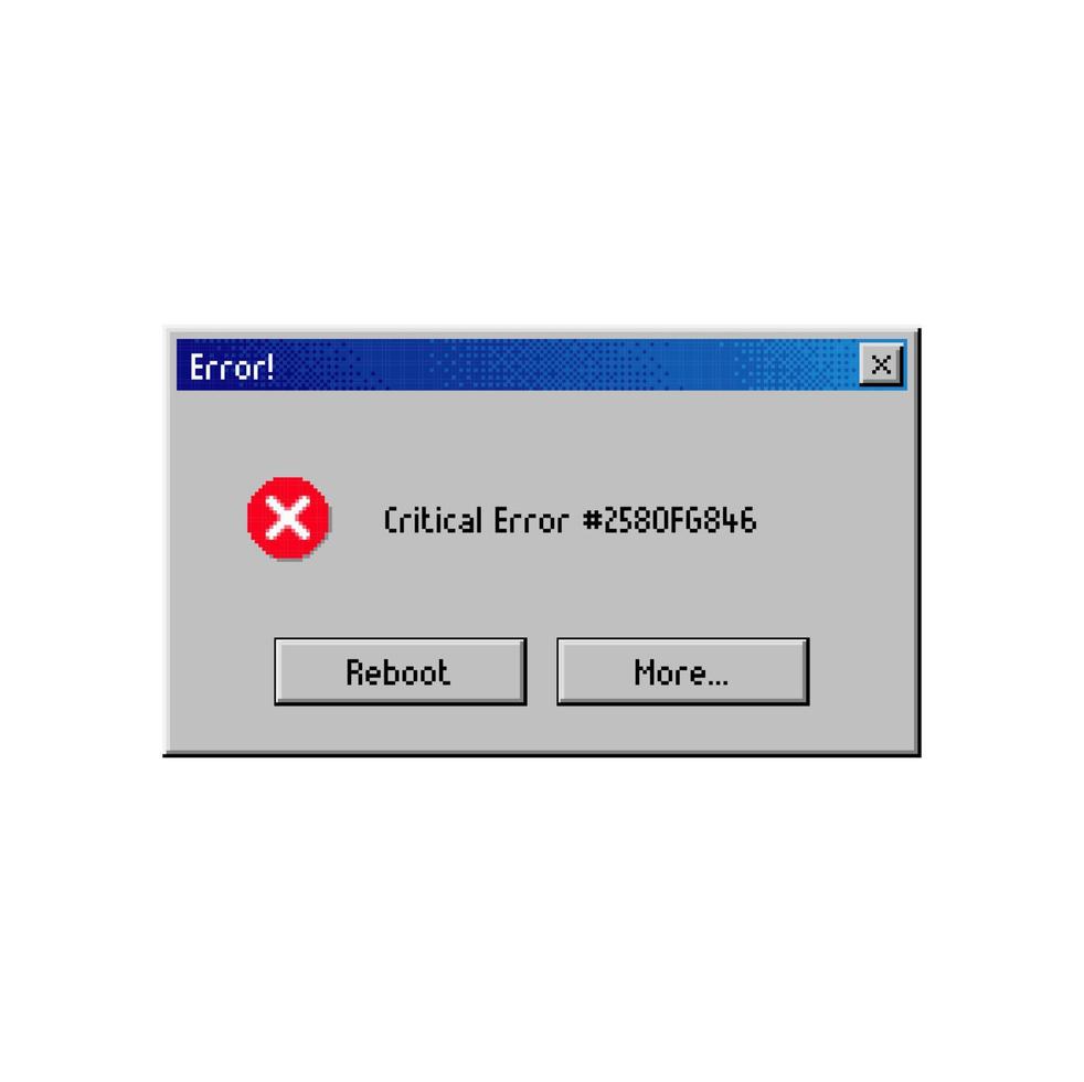 ventana de mensaje de error crítico, advertencia emergente de PC ... ventana de mensaje de error crítico, advertencia emergente de PC ...