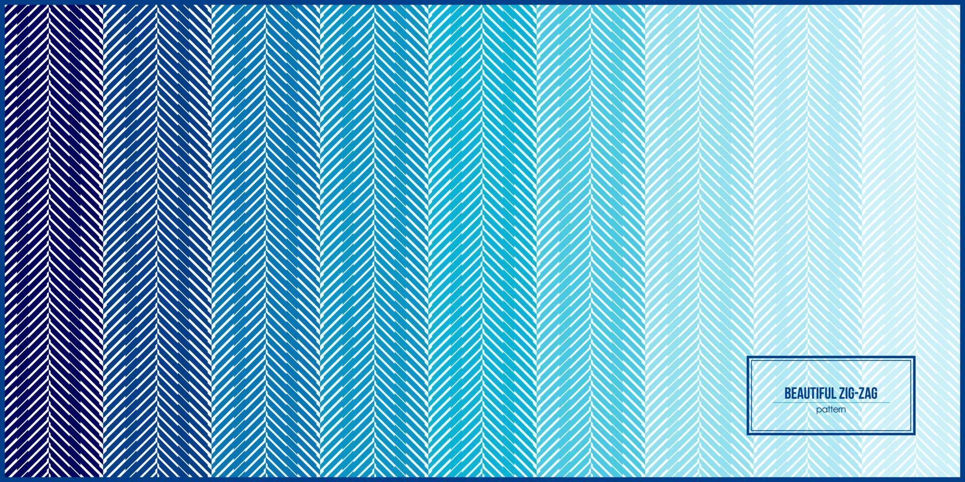 Unique Zig Zag Pattern With Beautiful Gradations Of Blue 15600702 Vector Art At Vecteezy