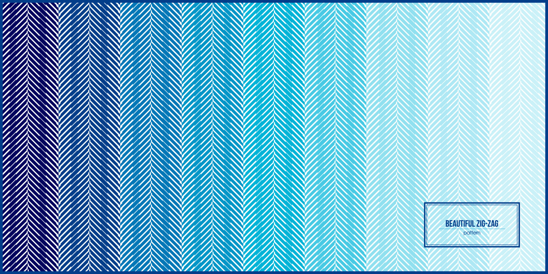 Unique Zig Zag Pattern With Beautiful Gradations Of Blue 15600702