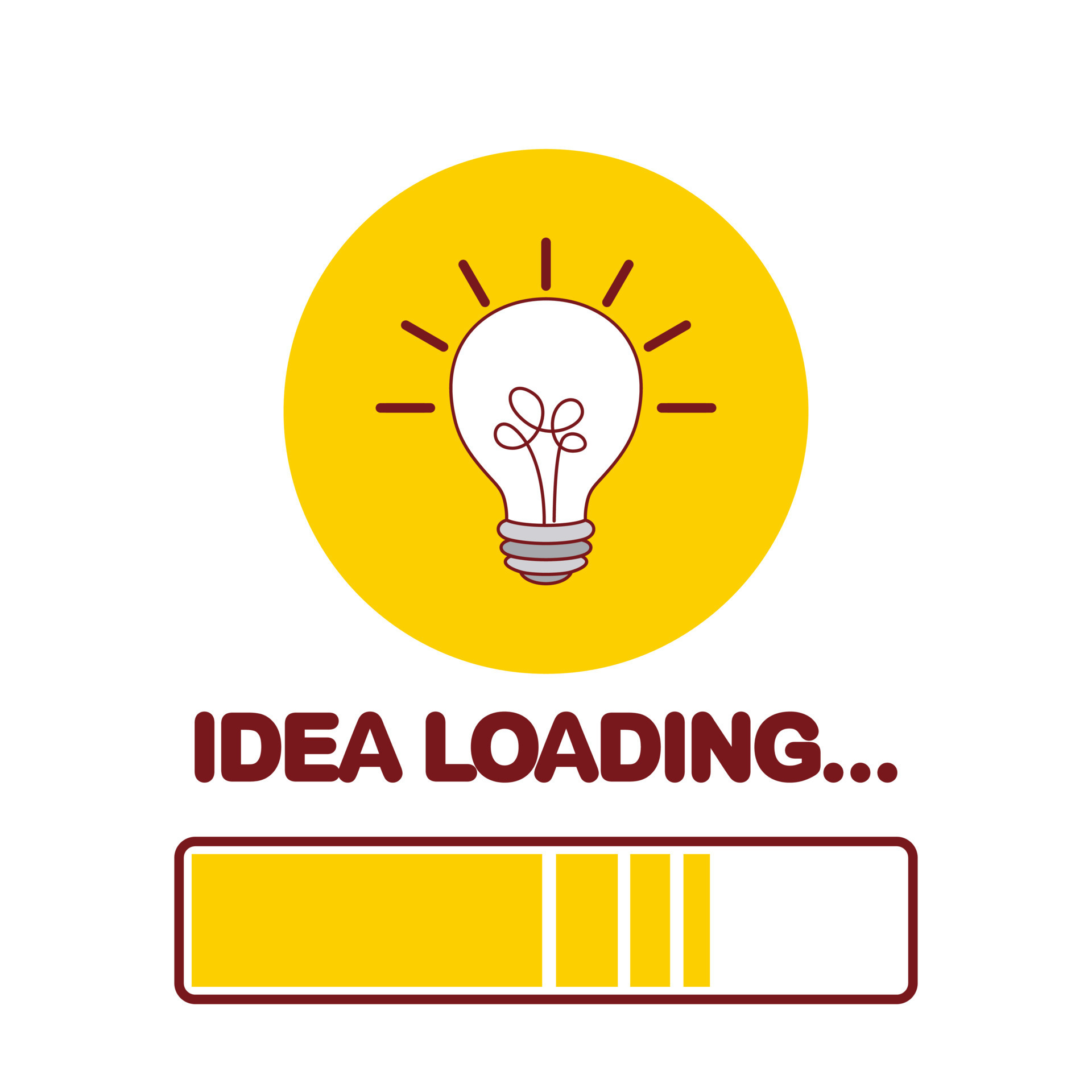 Idea loading concept with light bulb and loading bar 15601220 Vector ... Idea loading concept with light bulb and loading bar 15601220 Vector ...