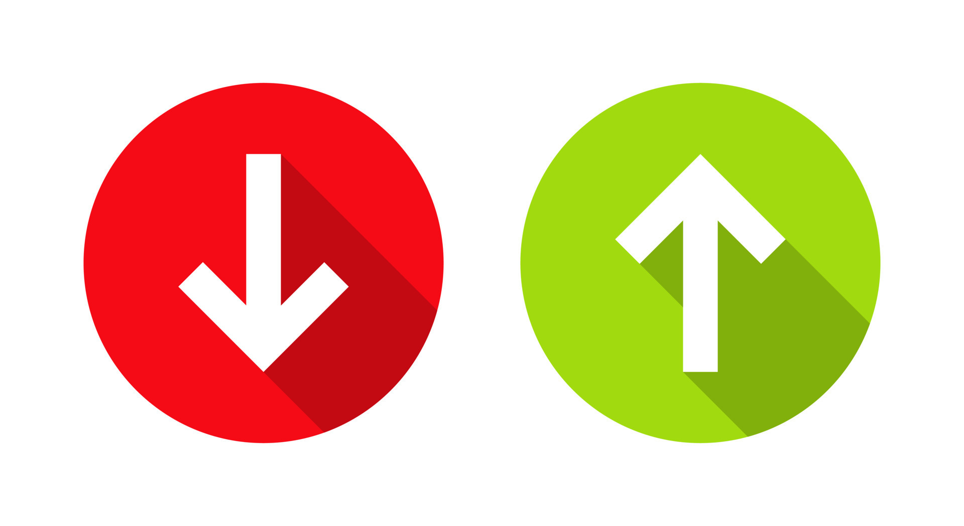 vector de icono de flechas hacia abajo y hacia arriba aislado en el ... vector de icono de flechas hacia abajo y hacia arriba aislado en el ...