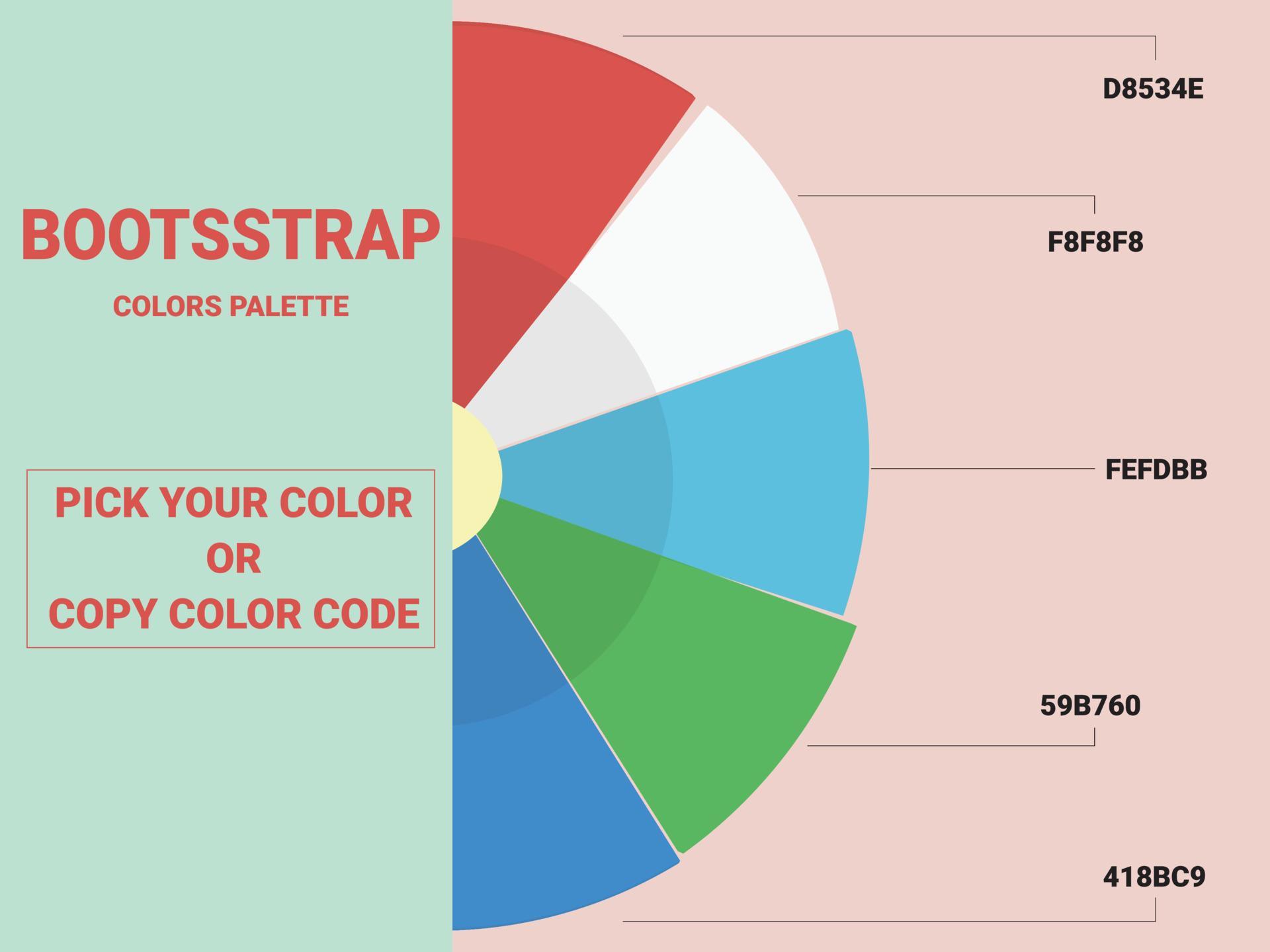 bootstrap color palette 15601575 Vector Art at Vecteezy