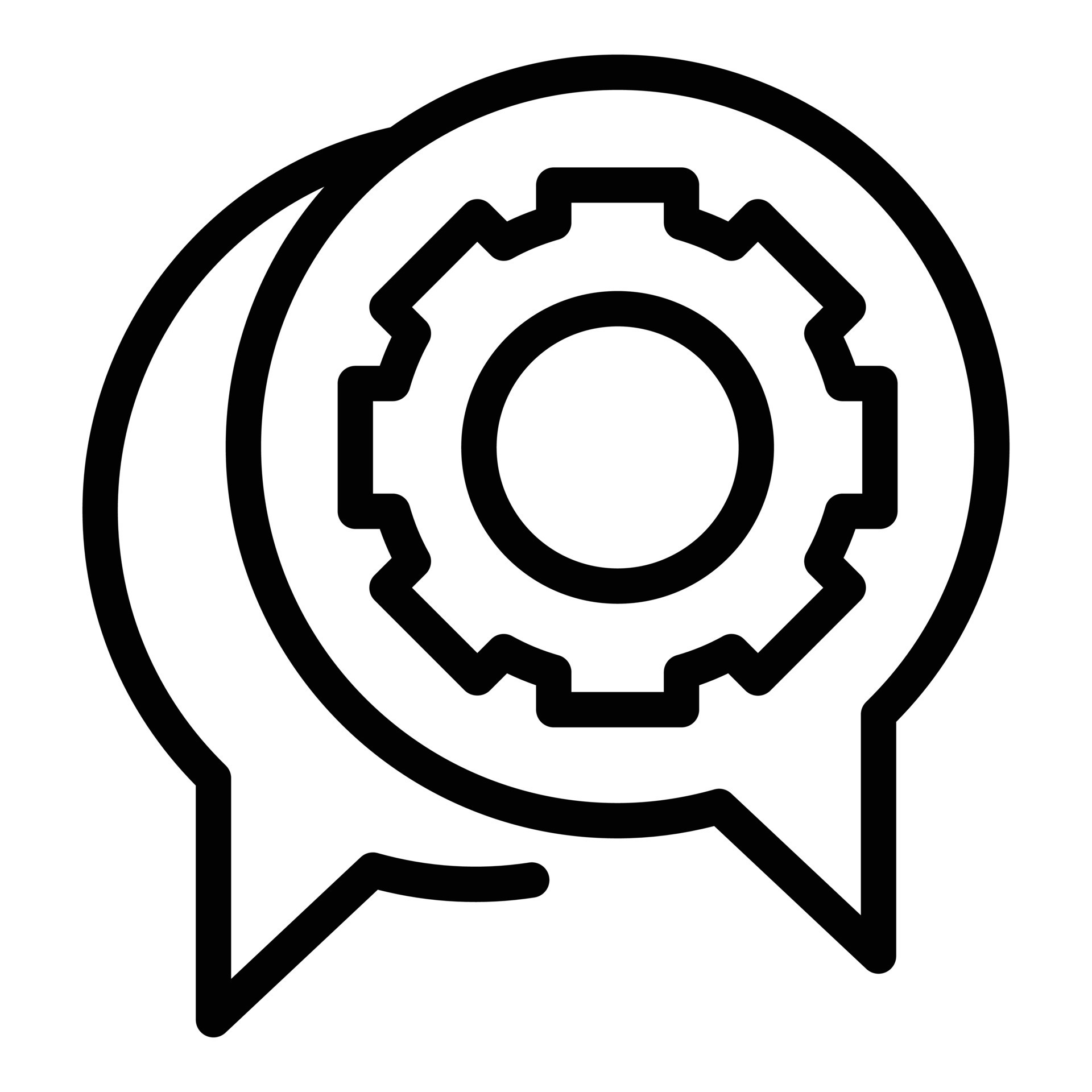 icono de soporte técnico, estilo de contorno 15602402 Vector en Vecteezy