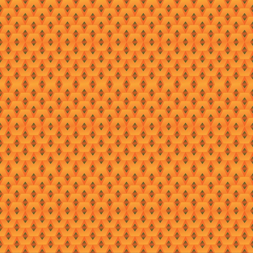Abstract Geometric Line Seamless Pattern Graphic Hexagonal Stripes Shape Orange Background