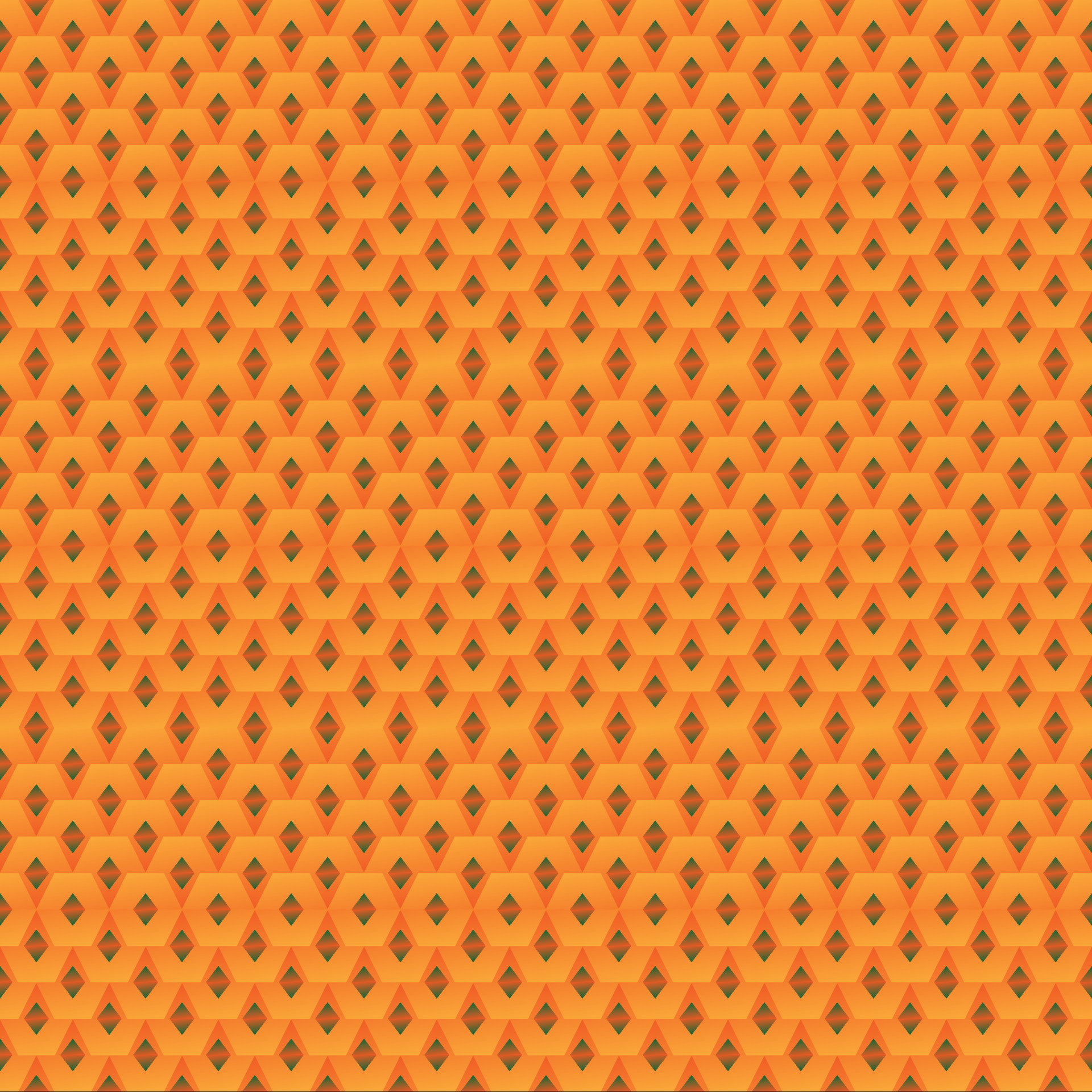Abstract Geometric Line Seamless Pattern Graphic Hexagonal Stripes Shape Orange Background