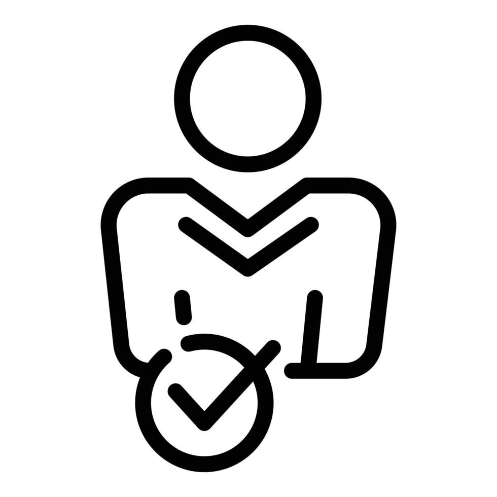 Approved credibility icon, outline style 15603420 Vector Art at Vecteezy Approved credibility icon, outline style 15603420 Vector Art at Vecteezy