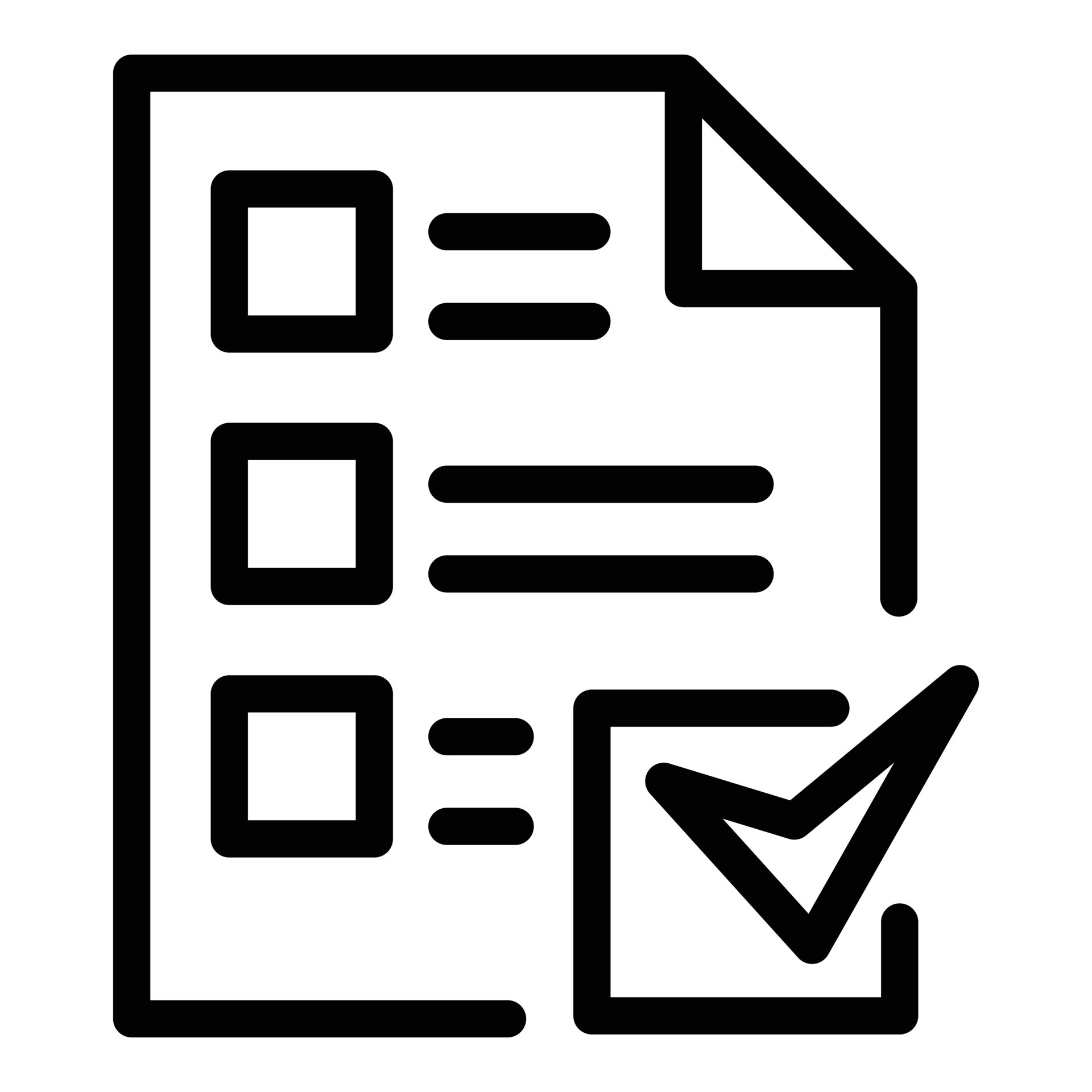 Assignment done icon, outline style 15603532 Vector Art at Vecteezy