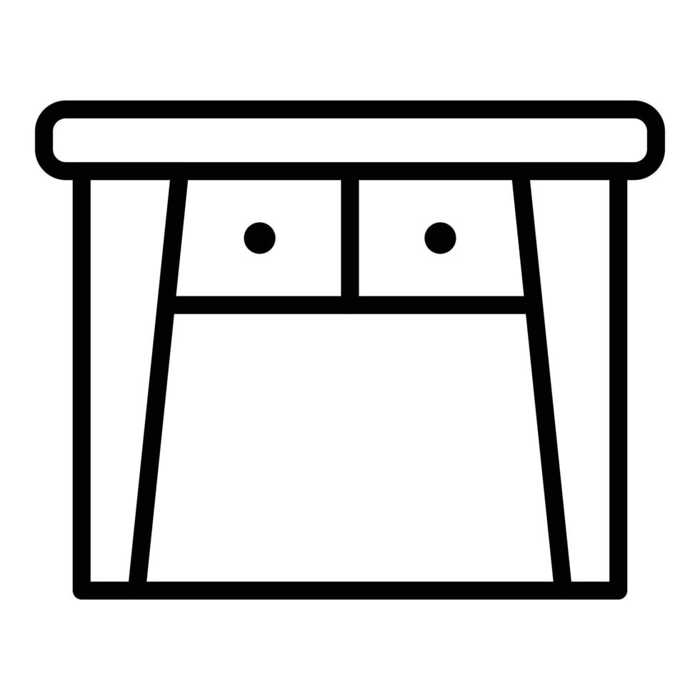 Old table icon, outline style 15603737 Vector Art at Vecteezy Old table icon, outline style 15603737 Vector Art at Vecteezy