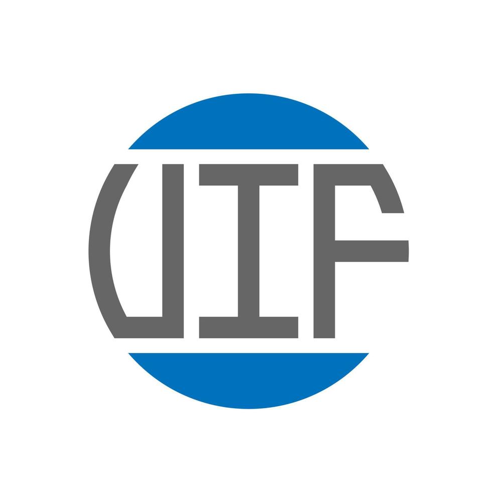 UIF letter logo design on white background. UIF creative initials ... UIF letter logo design on white background. UIF creative initials ...