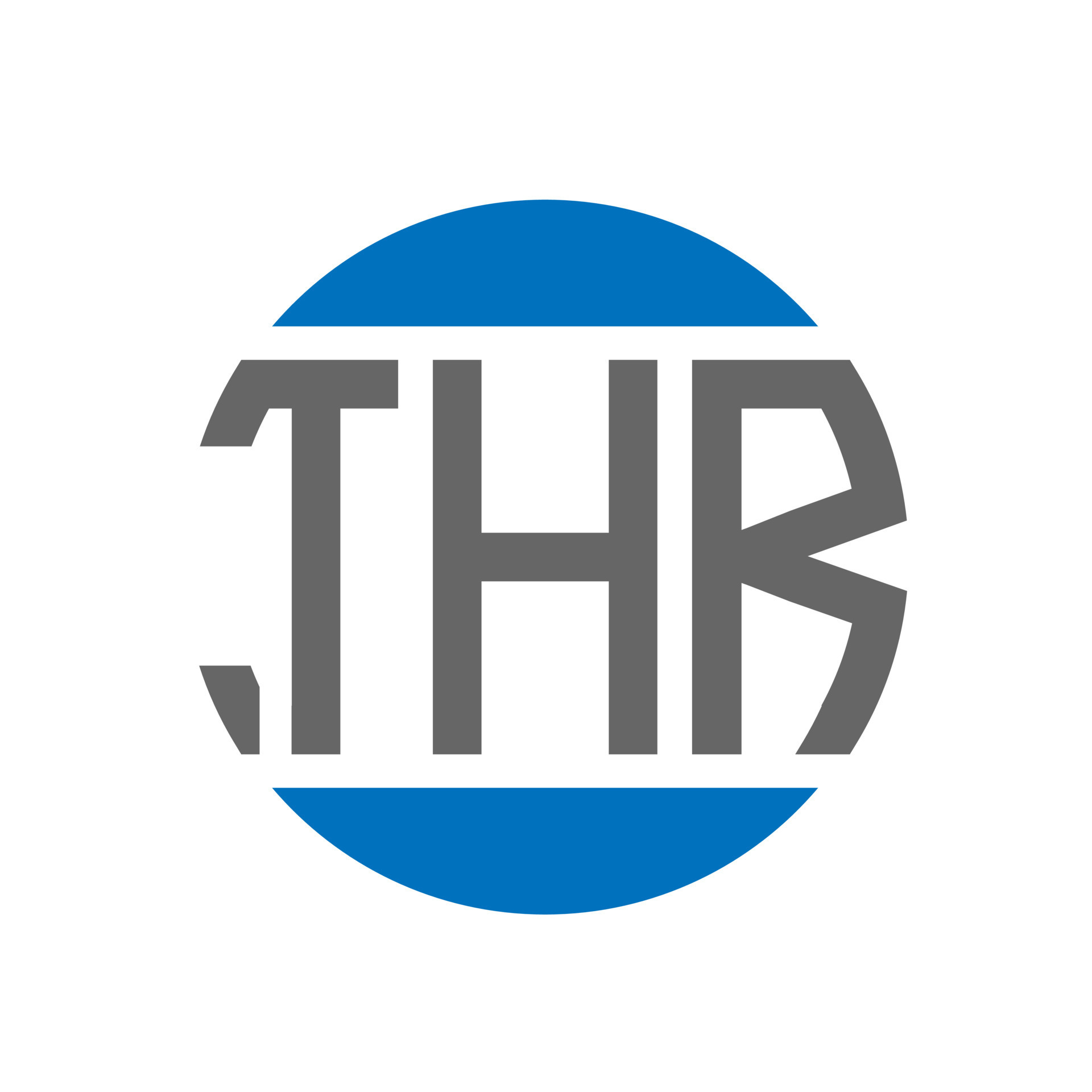 THR letter logo design on white background. THR creative initials ... THR letter logo design on white background. THR creative initials ...