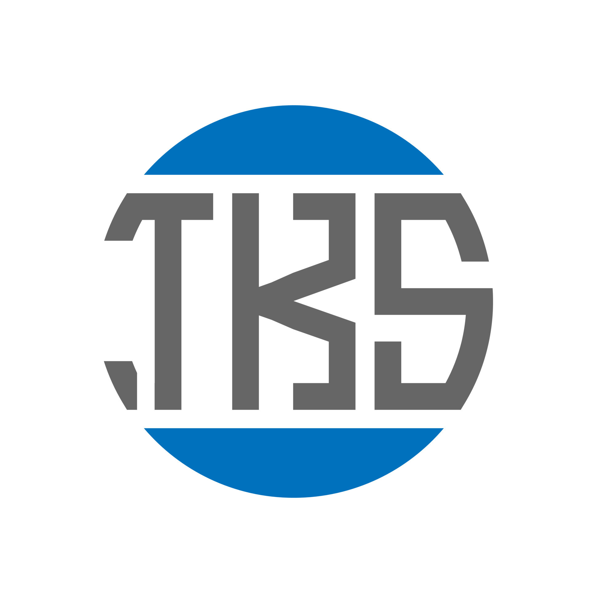 diseño del logotipo de la letra tks sobre fondo blanco. concepto de logotipo de círculo de ...