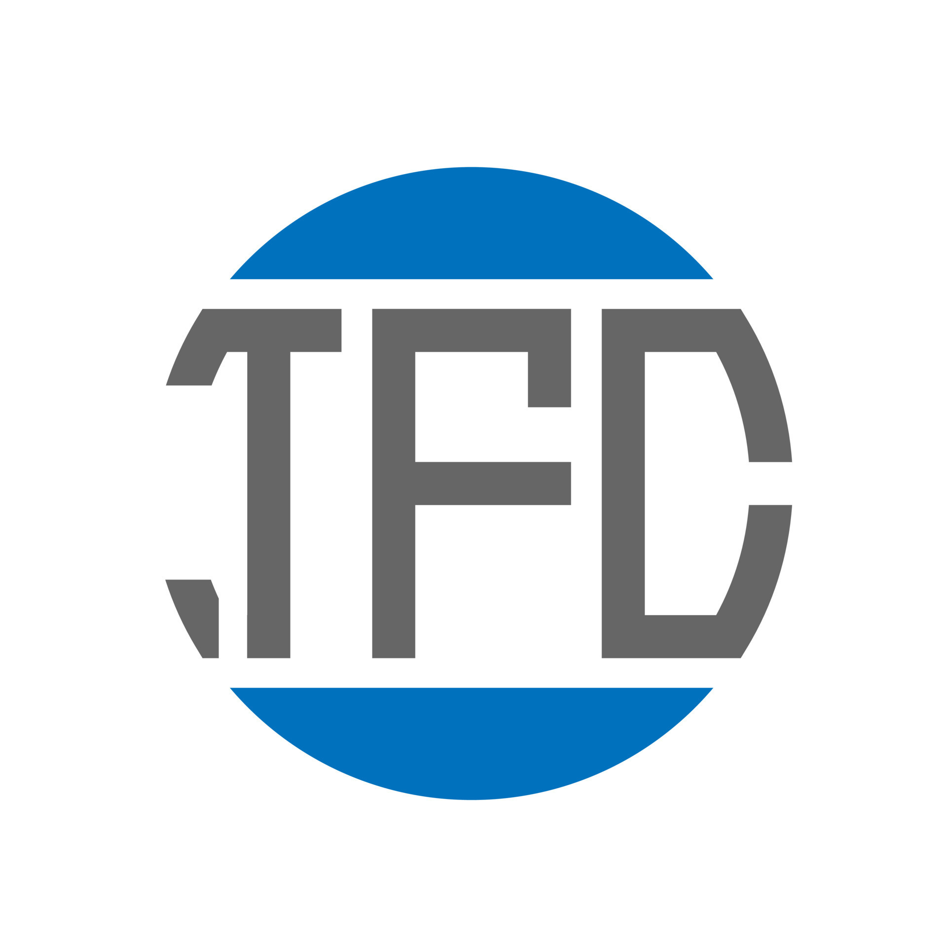 Tfc Letter Logo Design On White Background Tfc Creative Initials Circle Logo Concept Tfc