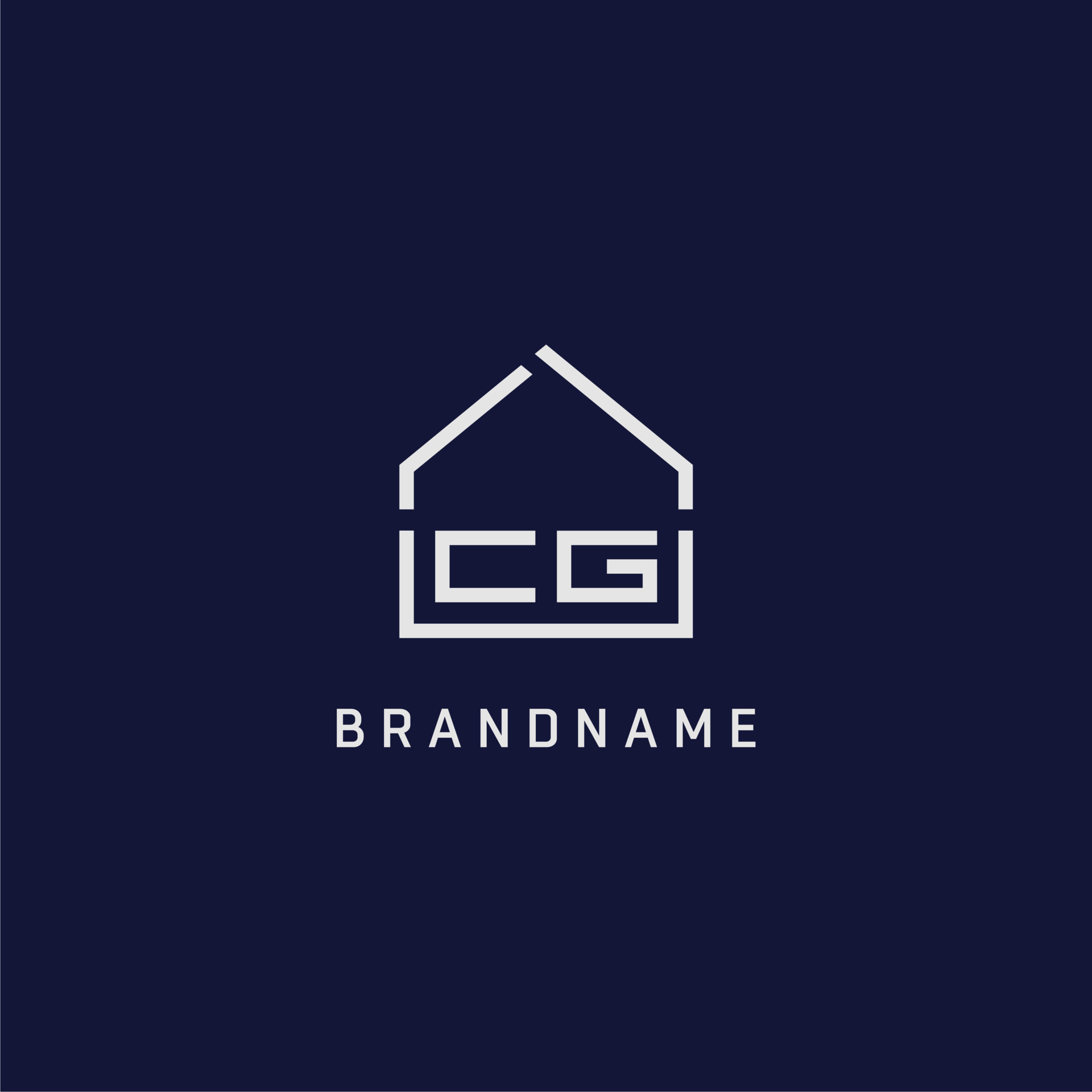 Initial letter CG roof real estate logo design ideas 15612175 Vector ... Initial letter CG roof real estate logo design ideas 15612175 Vector ...
